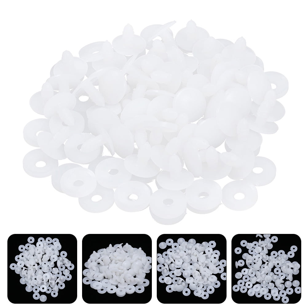 Raindrops 100 Sets Toy Safety Joints White Round Plastic for Parents and Kids - Walmart.com
