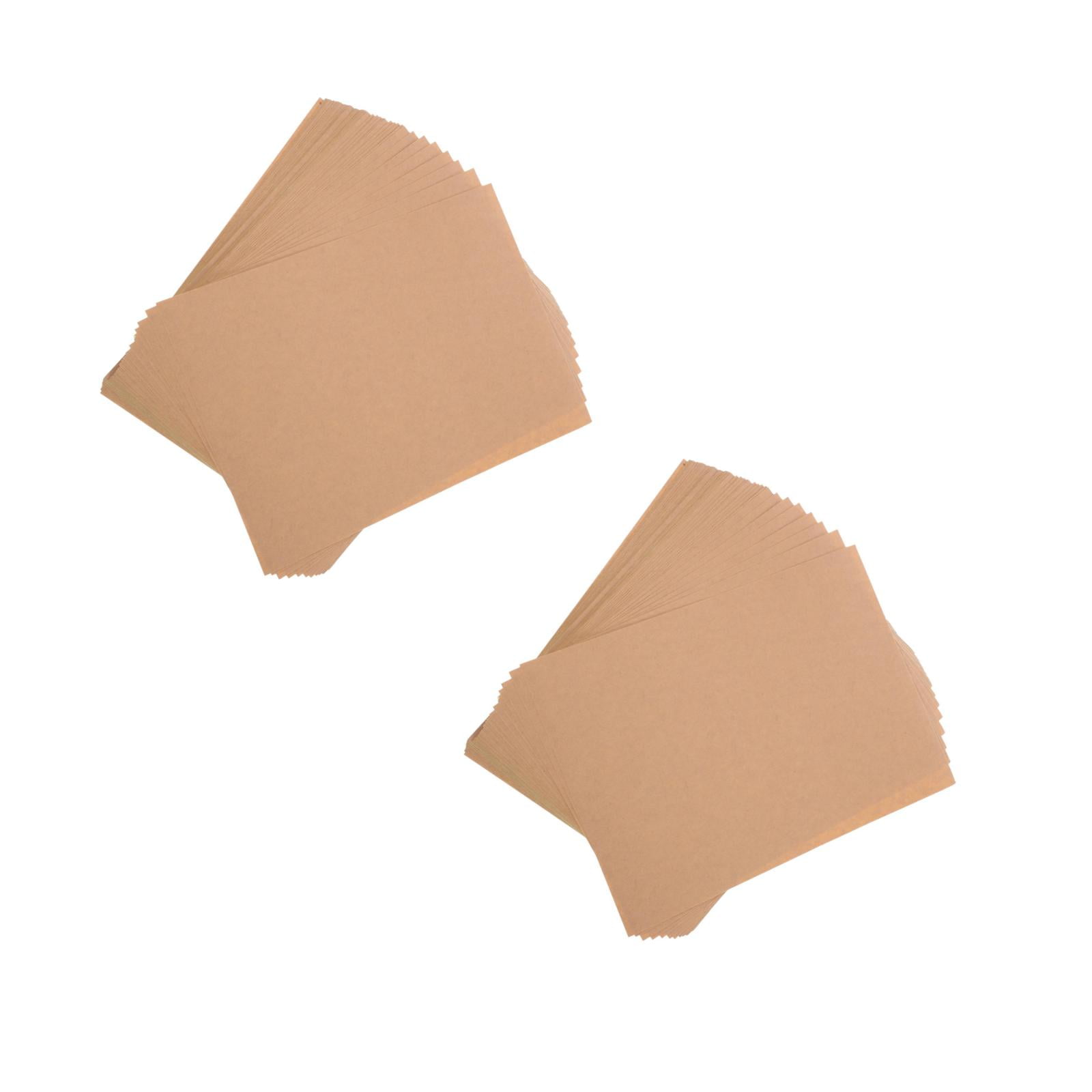 Raindrops 100 Sheets A4 Printable Brown Kraft Papers Sticker Labels ...