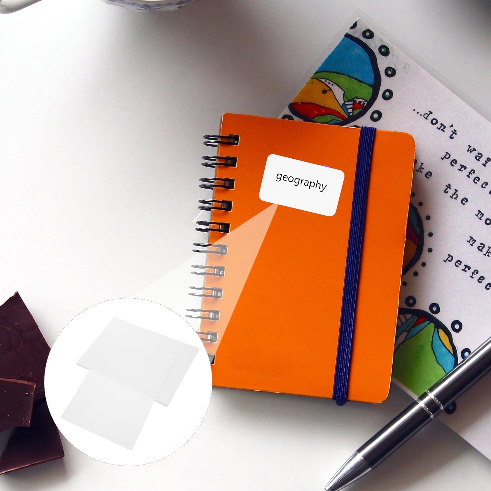 Raindrops White Paper Label Stickers for Writing and Easy ...