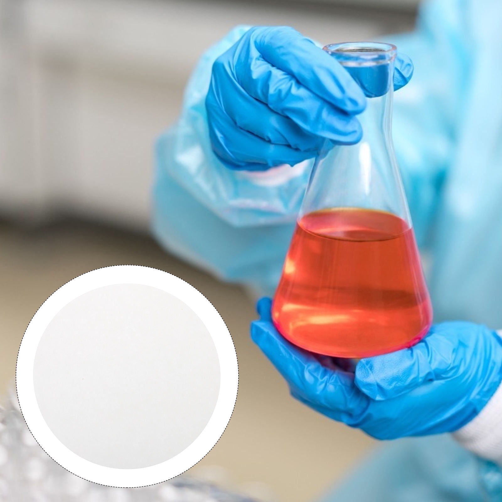 Raindrops 100 Sheets Transparent Square Filter Paper for Chemistry ...