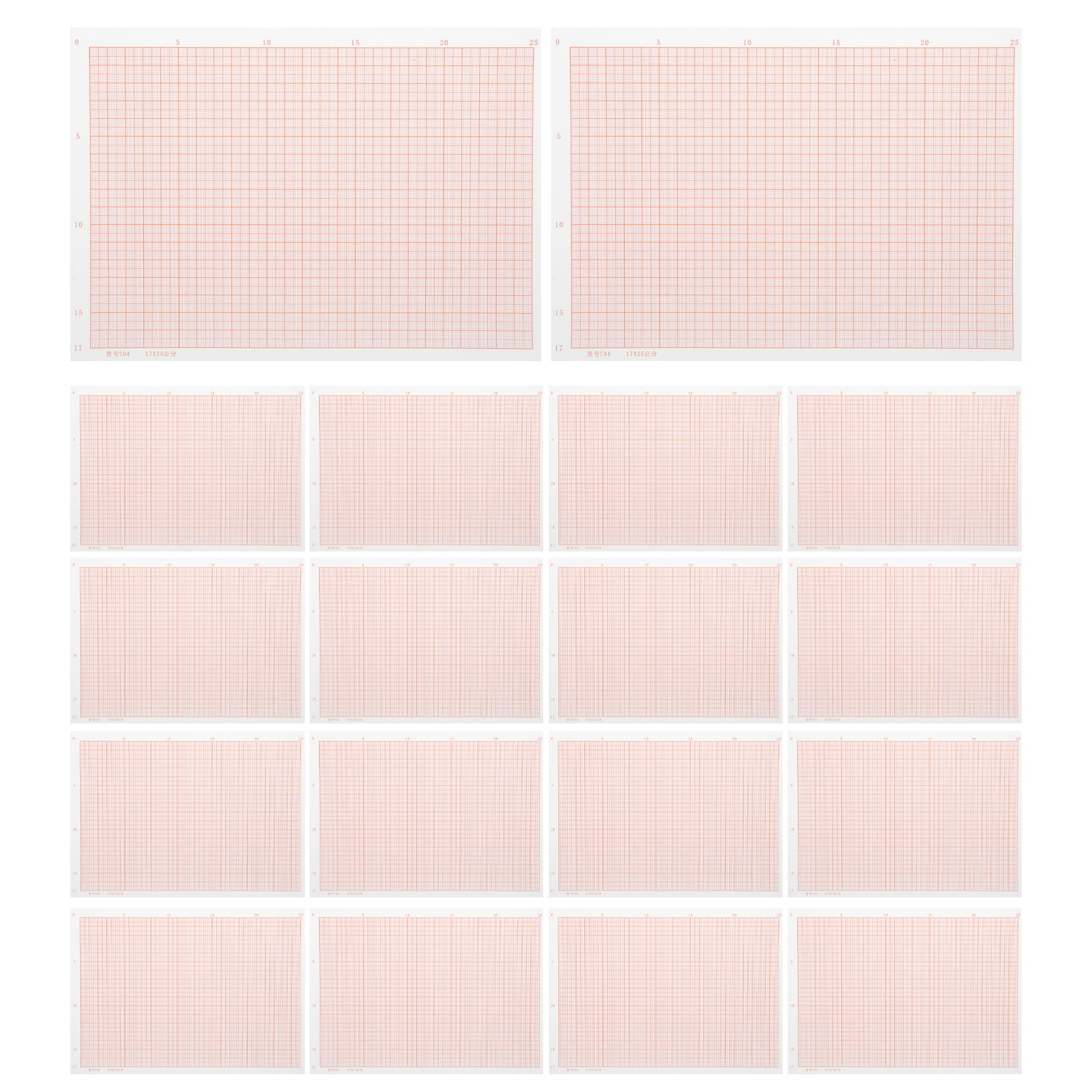 Raindrops 100 Sheets of Coordinate Paper Grid Paper for Coordinate ...
