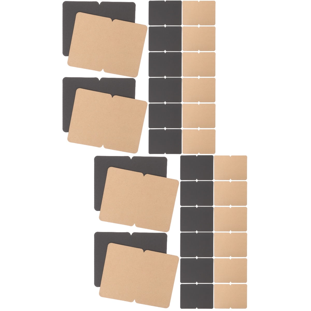 Raindrops 100 pcs Blank Memo Cards Blank Greeting Cards Blessing Cards ...