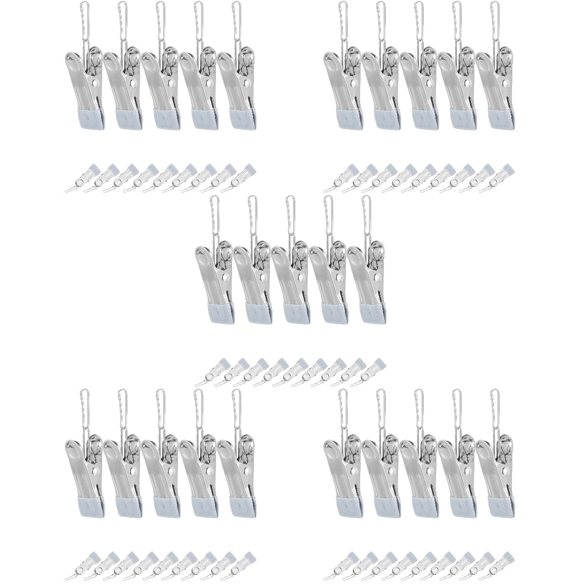 Raindrops 100 pcs Clothespins Laundry Clothes Pin Clips Drying Clothes ...