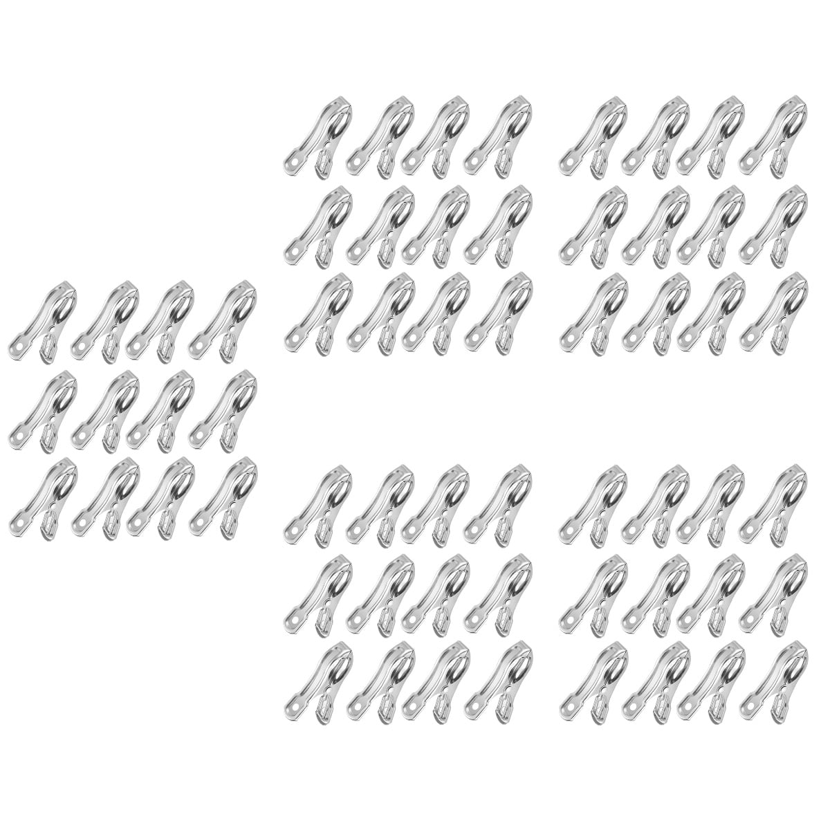 Raindrops 100 pcs Garden Clips Stainless Steel Plant Covers Clamps ...