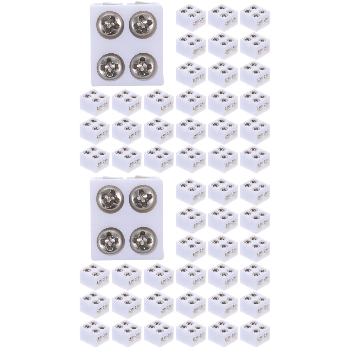 Raindrops 100 pcs Led Strip Connector 8mm Solderless Led Tape Light ...