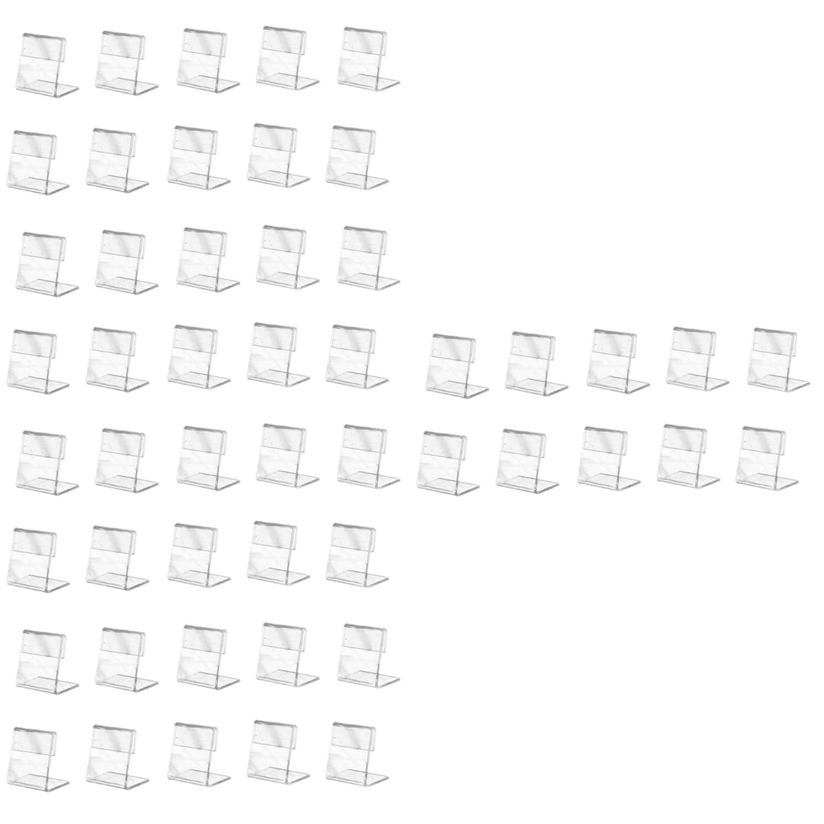 Raindrops 100 pcs Slanted Sign Holders Desktop Photo Paper Name Holder ...