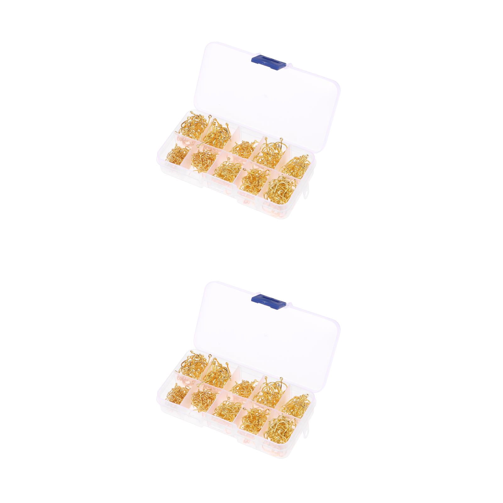 Raindrops 1000 pcs Fishing Hook Set High Carbon Steel Perforated Anchor ...