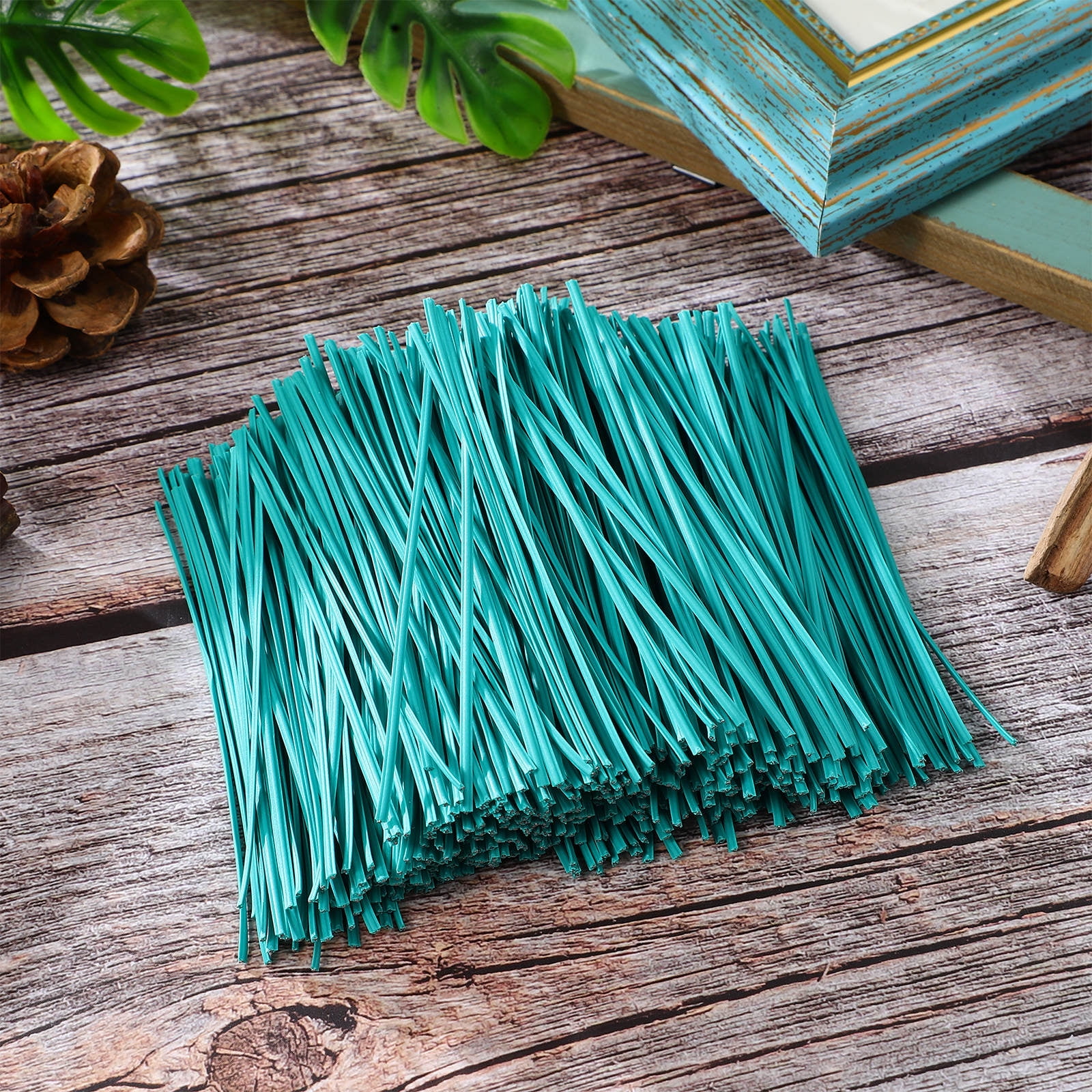 Raindrops 1000Pcs Garden Twine Support Ties in Green for Organizing ...