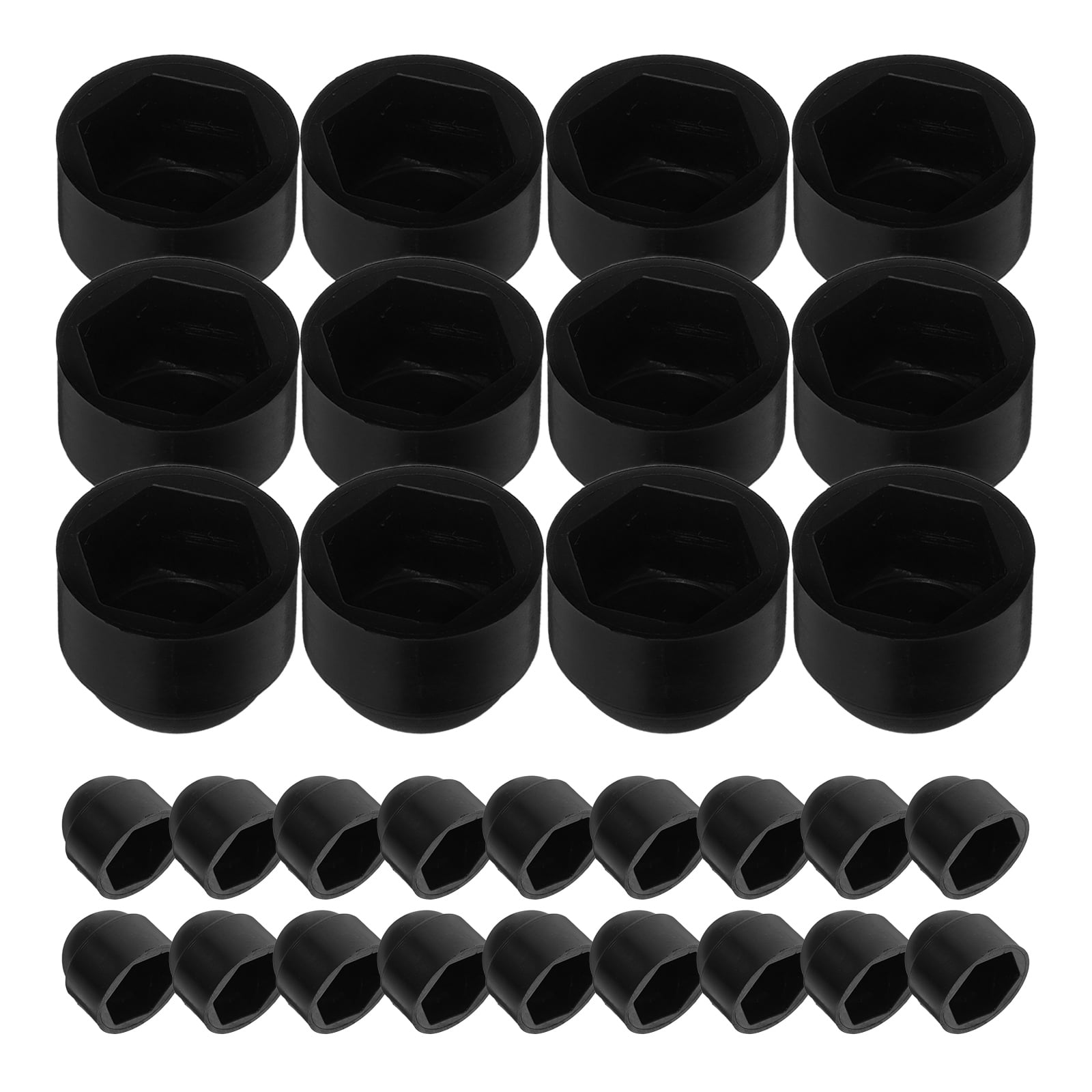 Raindrops 100PCS Bolt Covers Screw Caps Hex Cap Plastic Nut Assortment ...