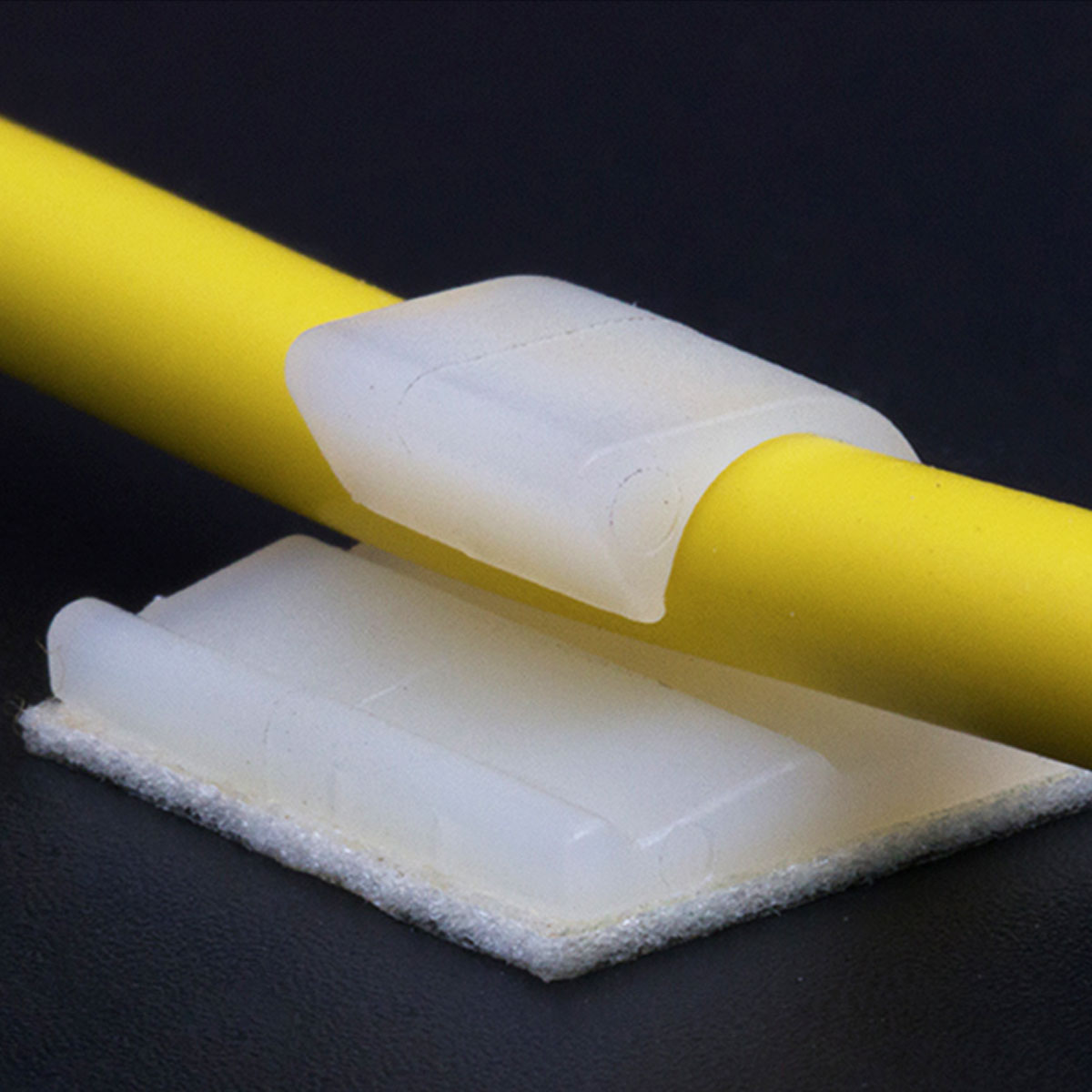 Raindrops 100PCS Double-sided Tape Fixed Wire Plastic Cable Fixing ...