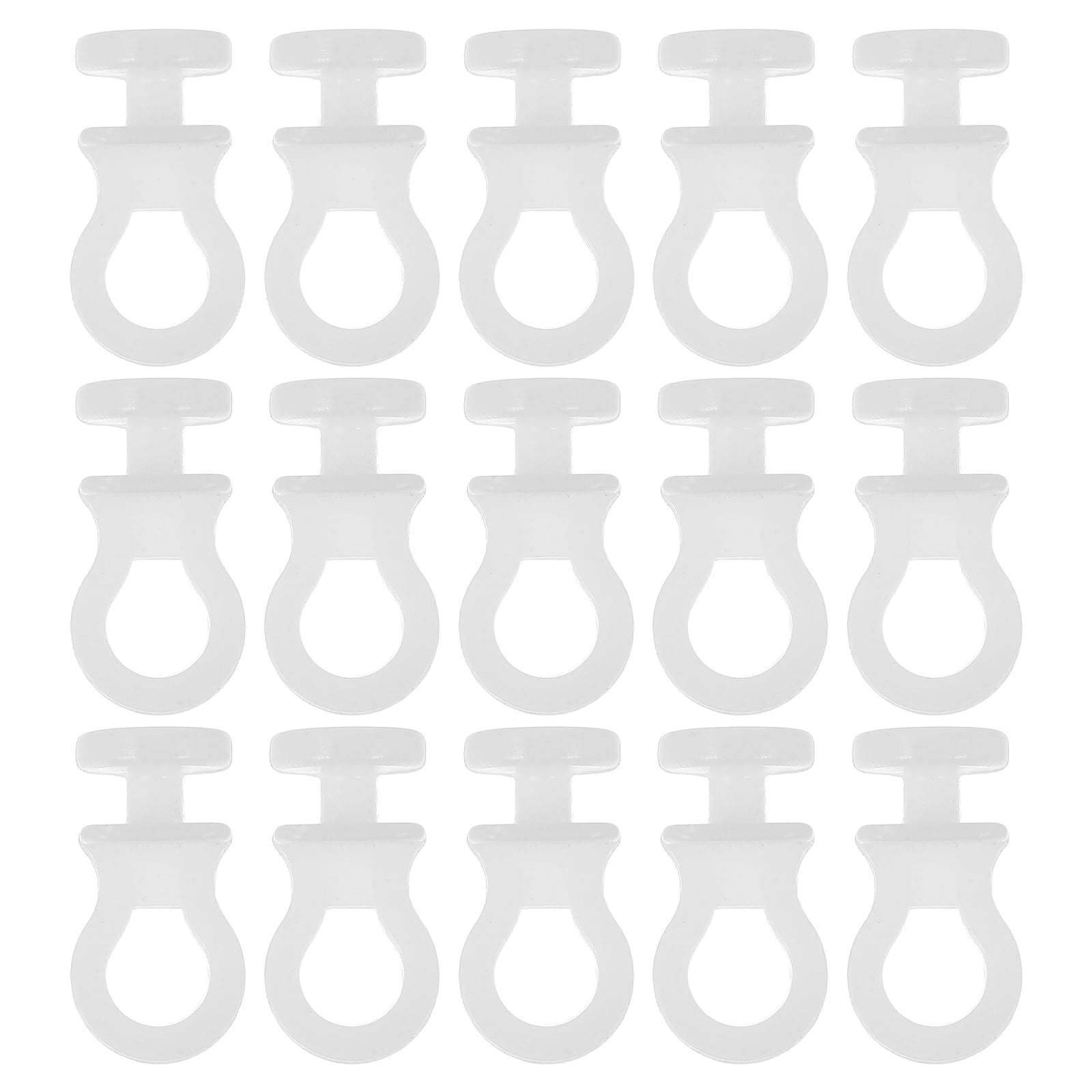 Raindrops 100PCS White Plastic S Hooks for Sliding Track for Kitchen ...