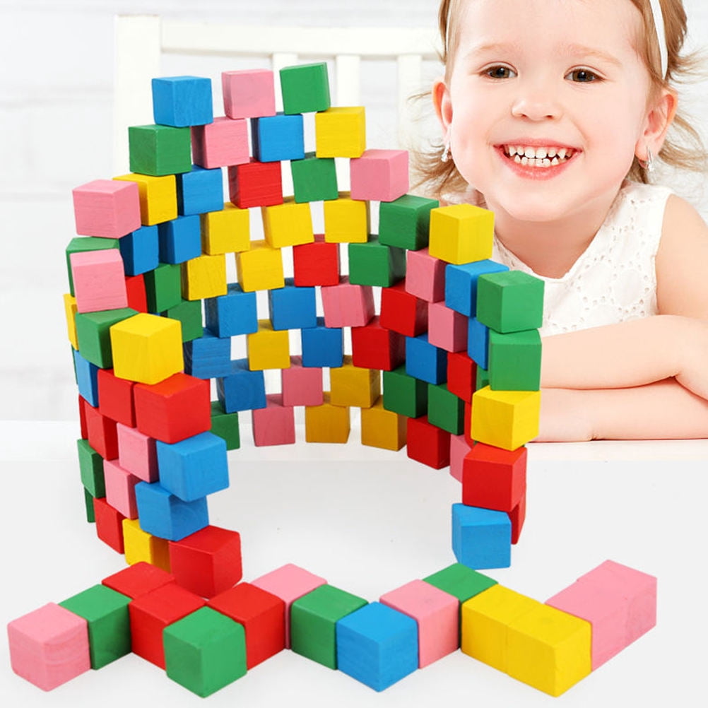 Raindrops 100Pack Educational Cube Blocks for Toddlers Imagination and ...