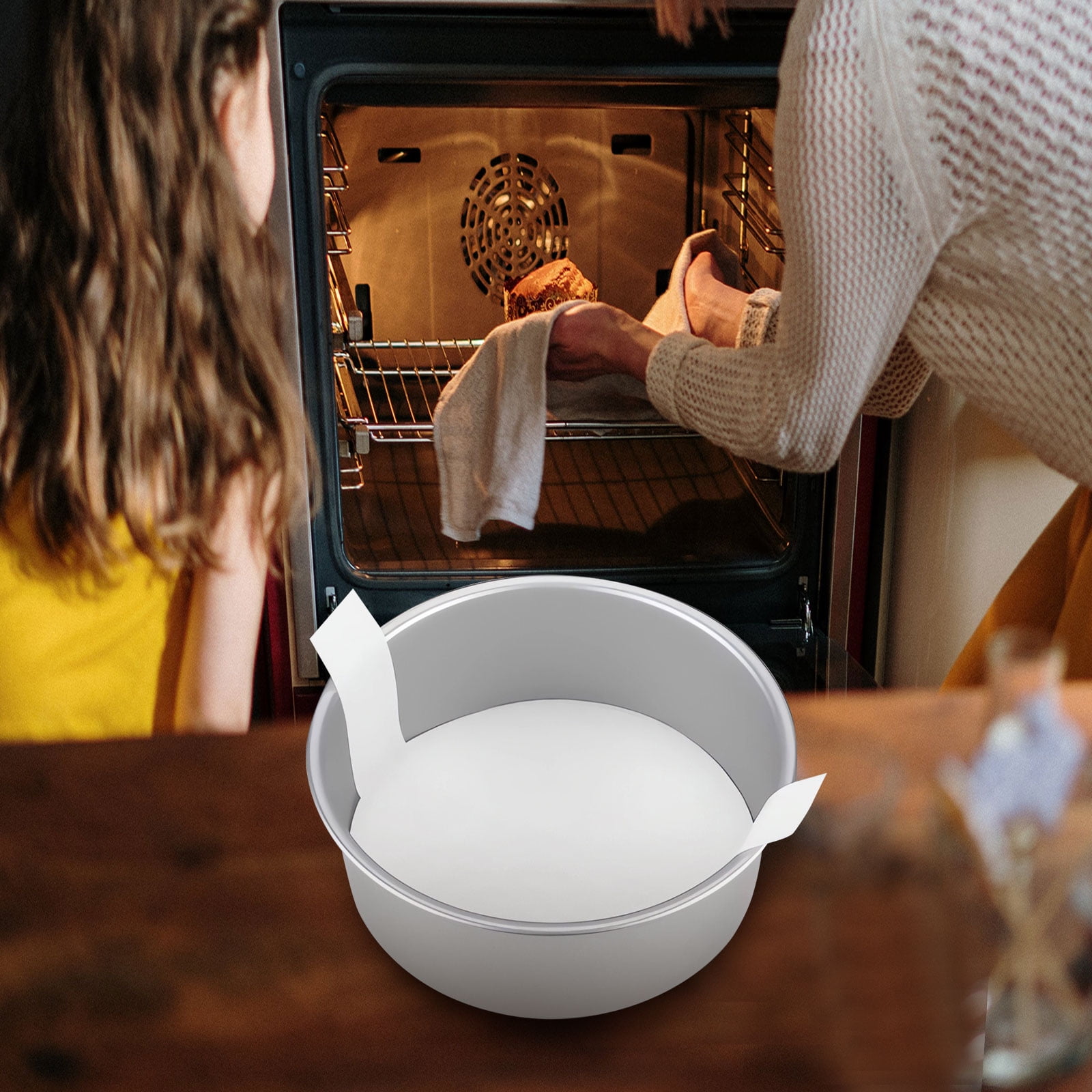 Raindrops 100Pack Round Parchment Paper with Lift Tabs 6-Inch for ...