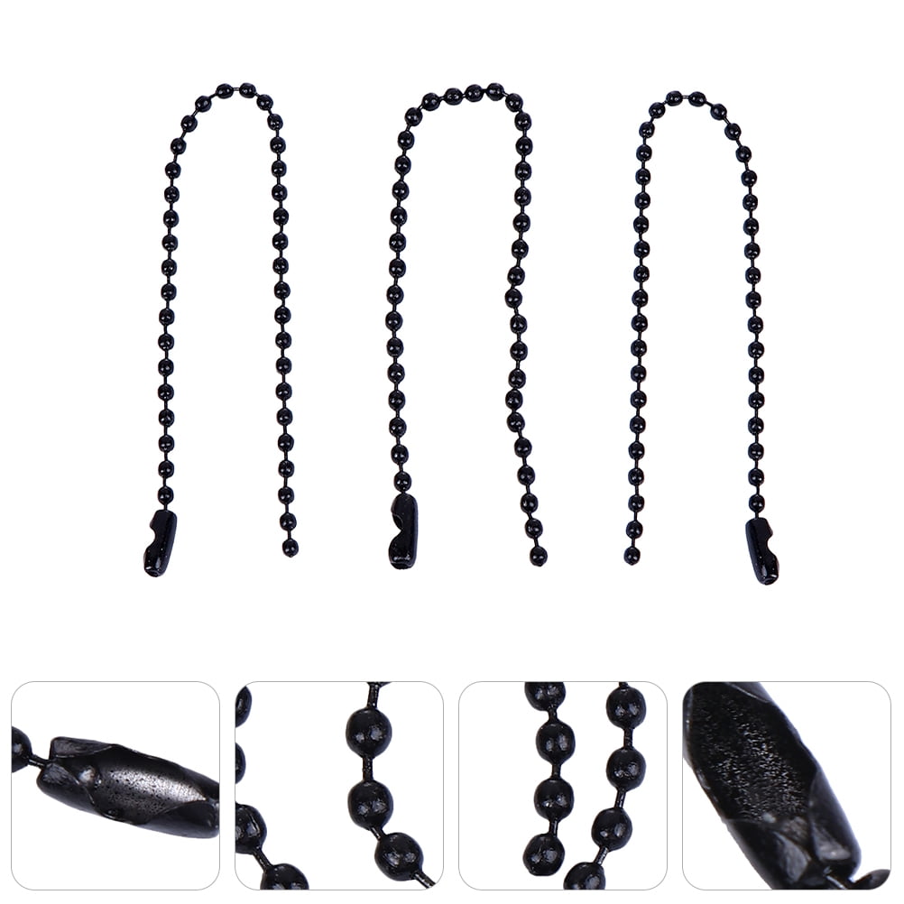 Raindrops 100Pcs Circular Iron Ball Chains for Ornaments and Diy Makers ...