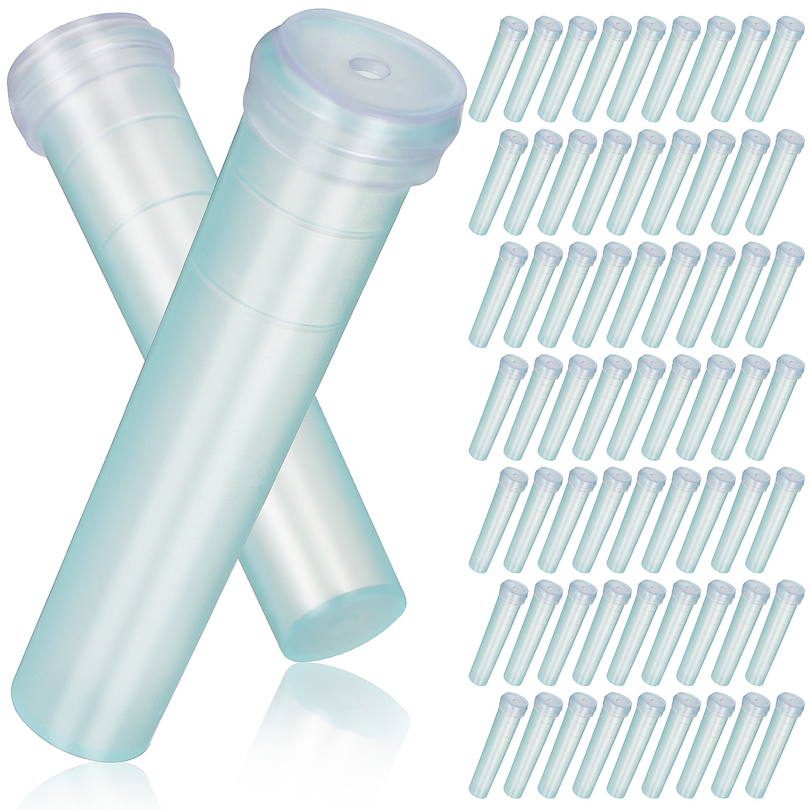 Raindrops 100Pcs Flower Water Tubes Transparent Plastic Flower Test ...