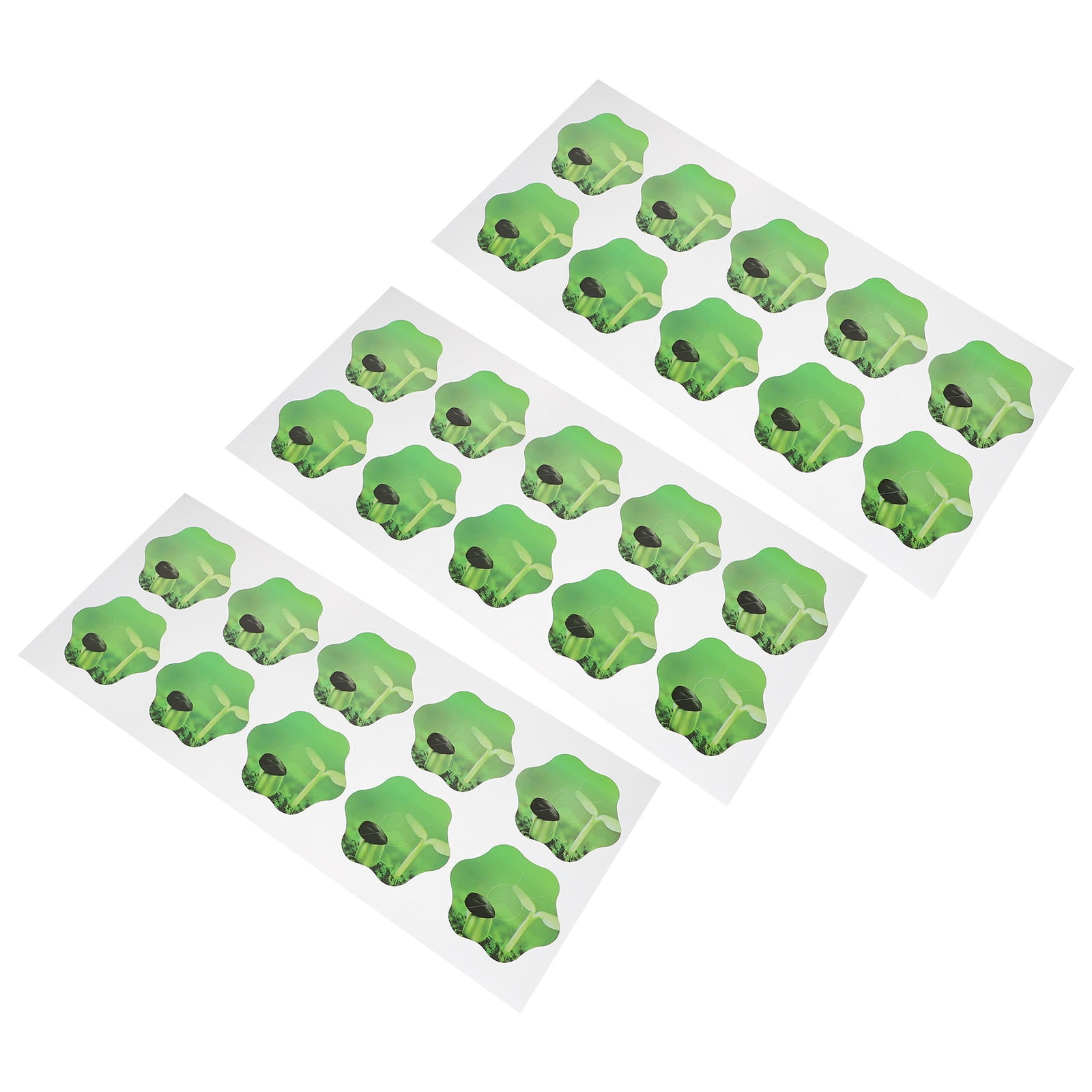 Raindrops 100Pcs Green PVC Flower Shape Hydroponic Garden Pod Labels ...