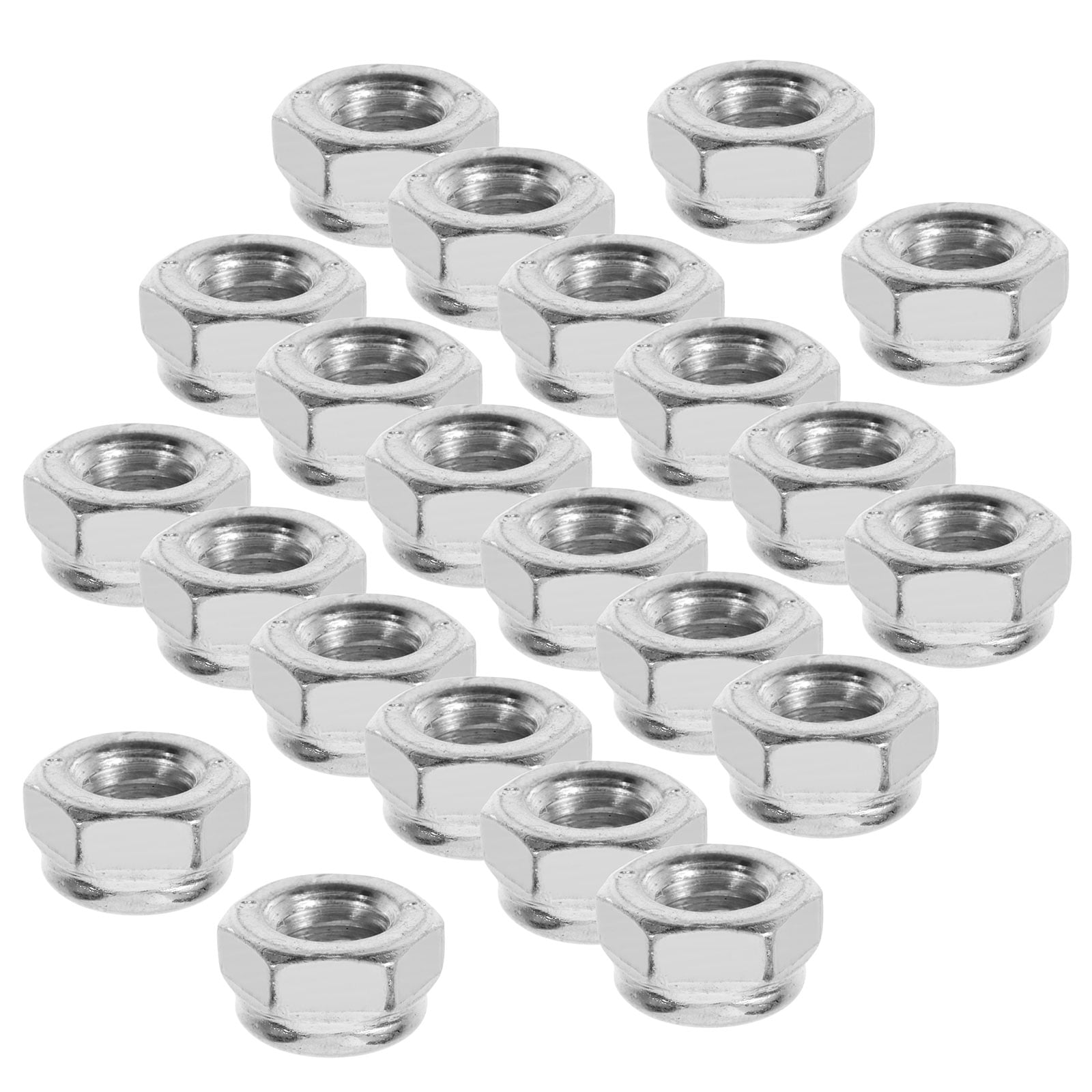Raindrops 100Pcs Insert Lock Nut Stainless Steel Hex Lock Nut Thread ...