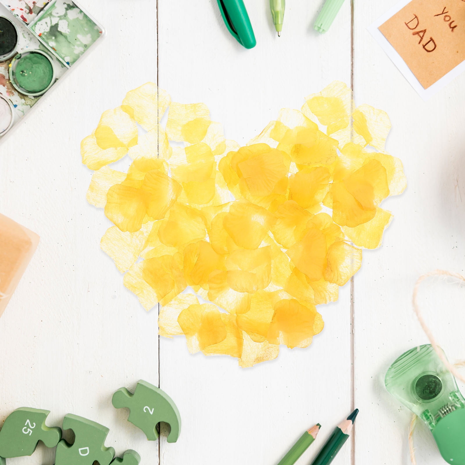 Raindrops 100Pcs Lifelike Flower Petals for Wedding Flower Decoration ...