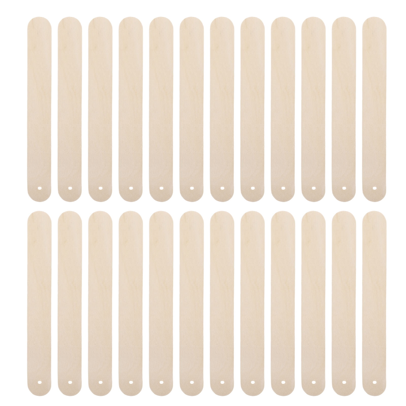 Raindrops 100Pcs Multi-use Stickers Craft Sticks Blank Stick Wooden Ice ...