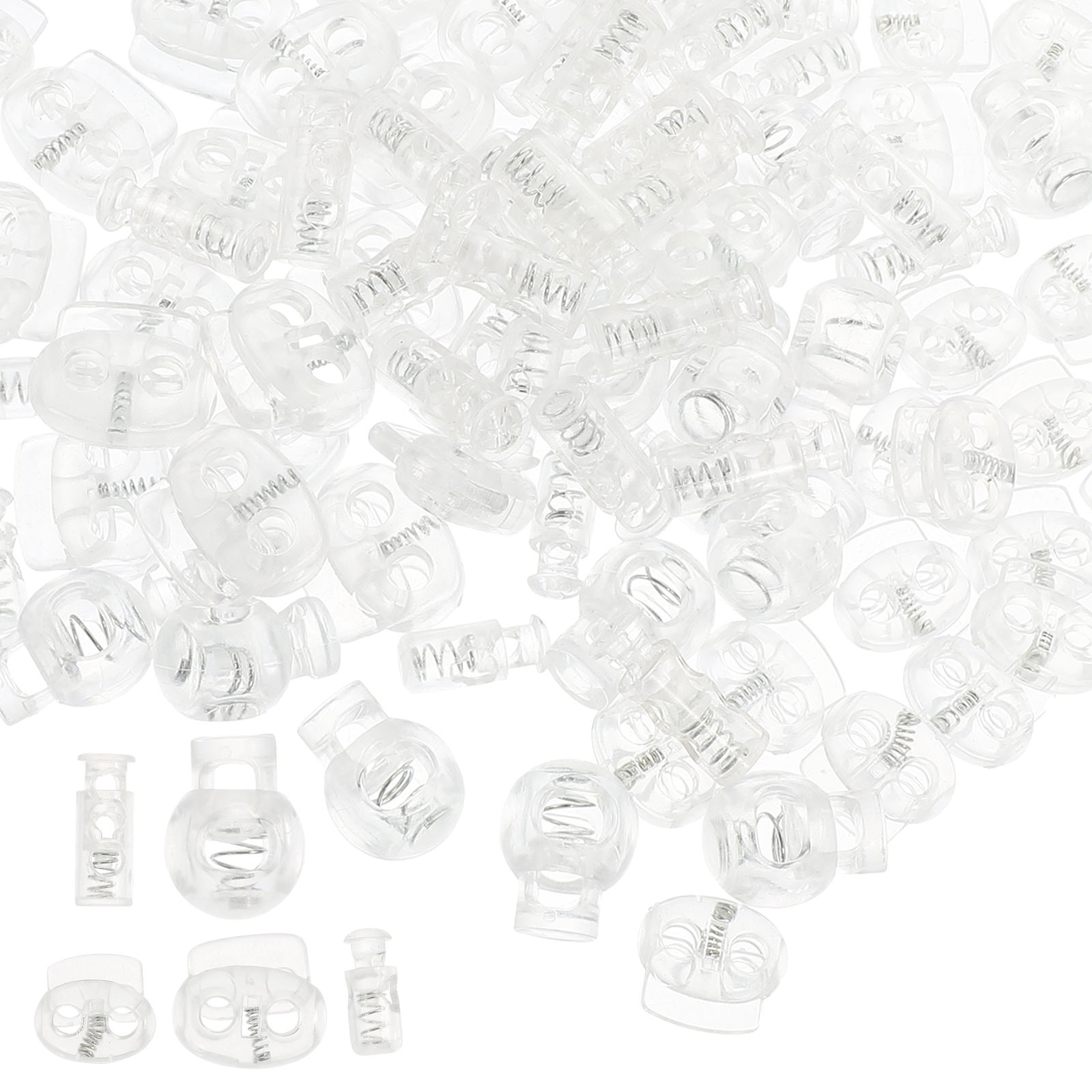 Raindrops 100Pcs Plastic Spring Fasteners Clothes Lanyard Fasteners ...