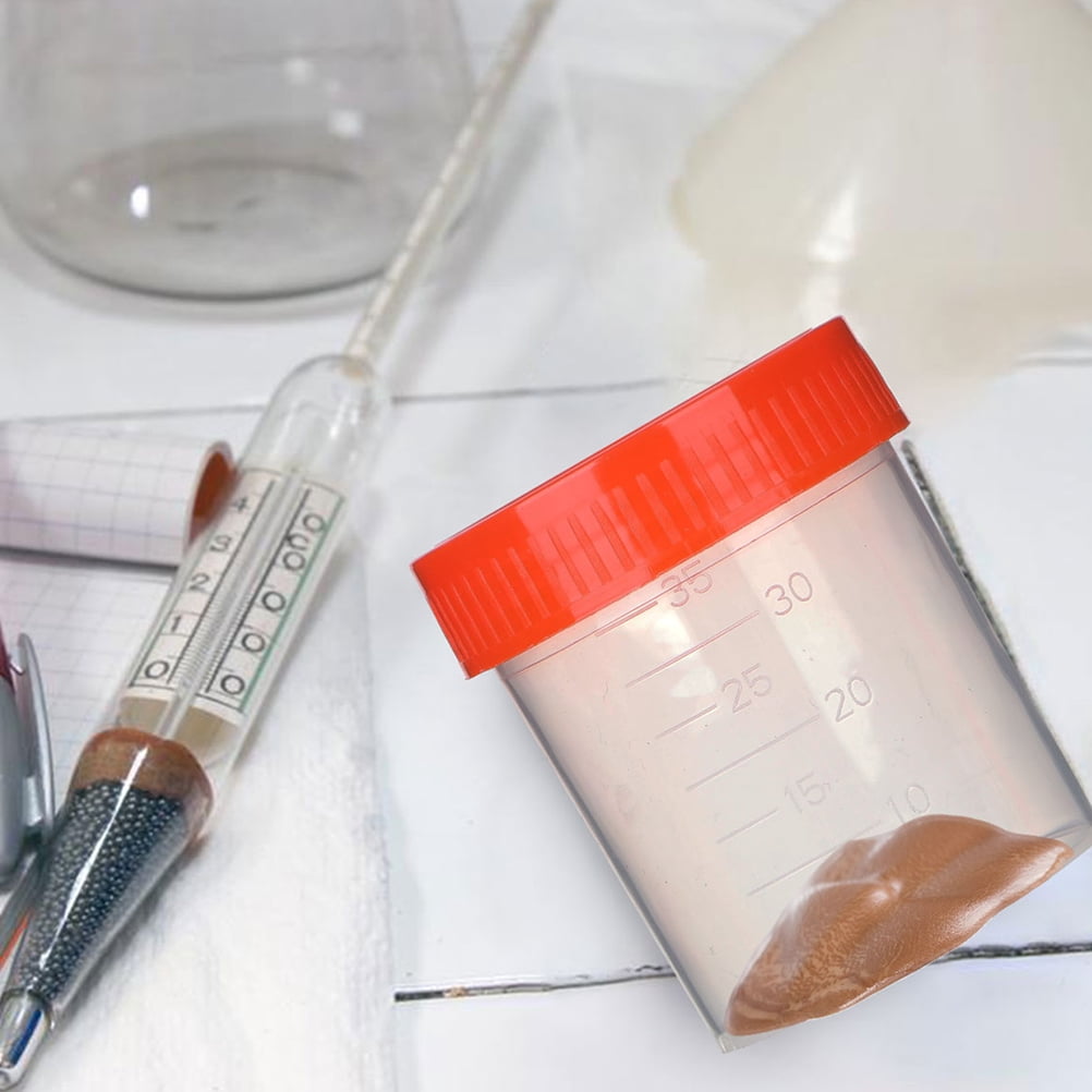 Raindrops Specimen Bottle for Hospital for Medical Testing 100Pcs 2 ...