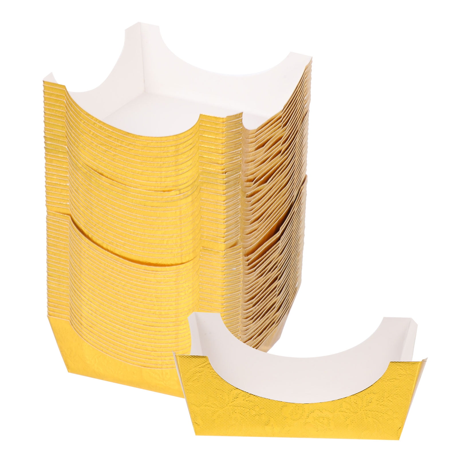 Raindrops Dessert Paper Liners Golden 100Pcs 3.14X3.14X1.18in - Walmart.com