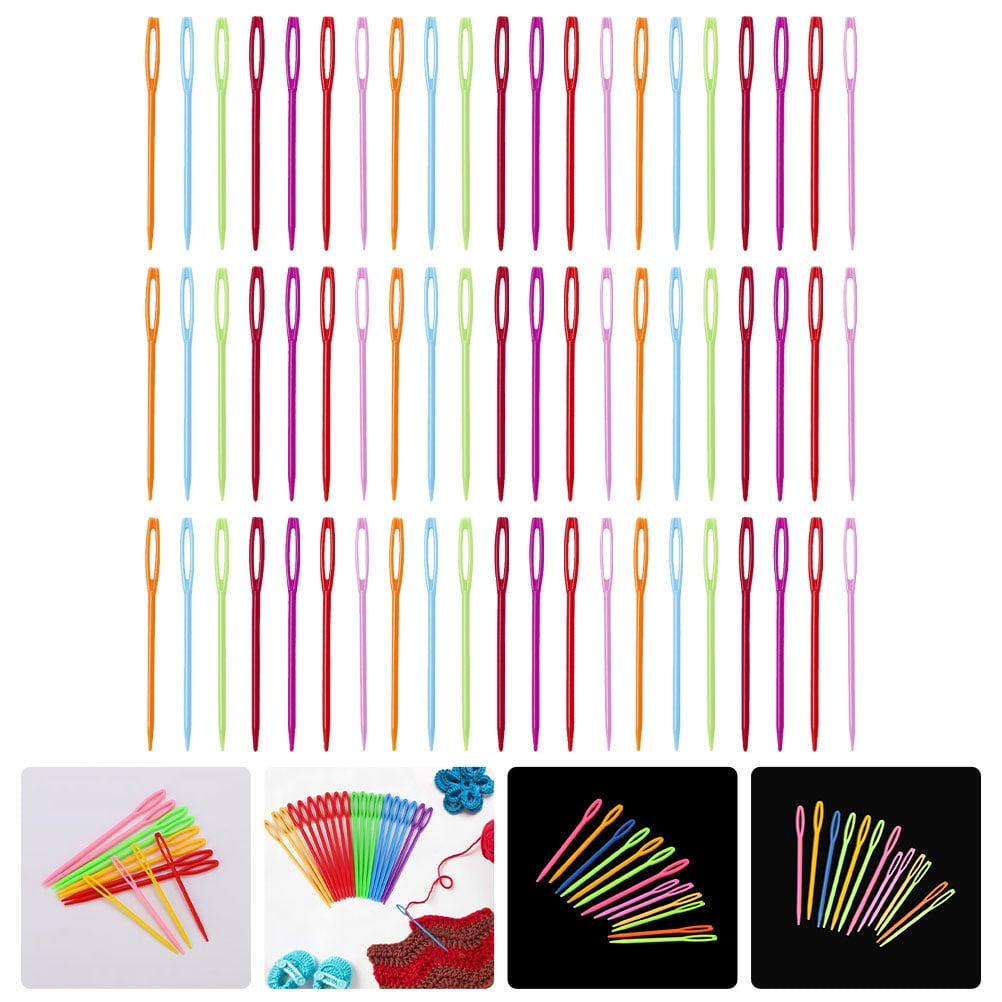 Raindrops 100Pcs Thick Sewing Needles Assorted Color For Embroidery ...