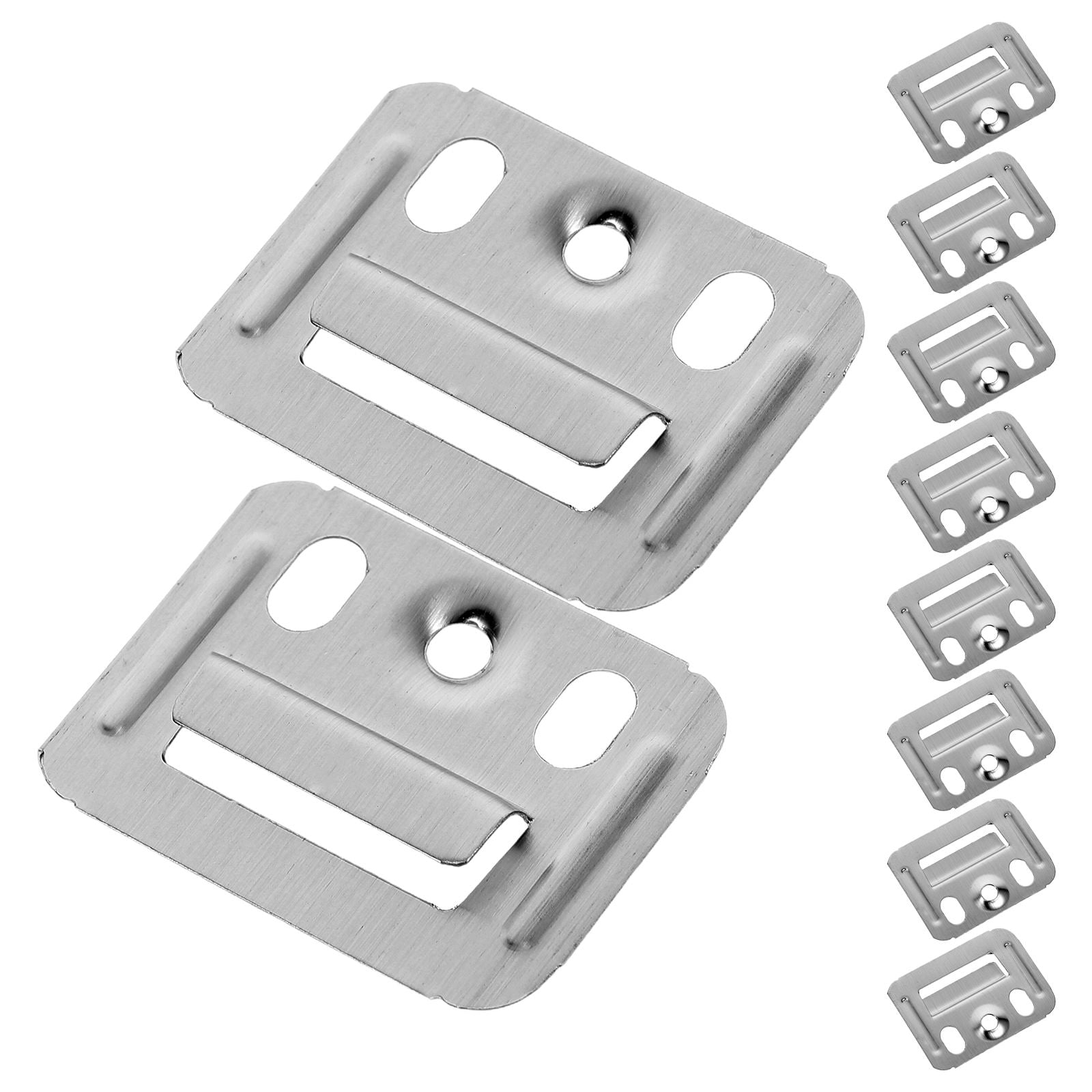 Raindrops 100Pcs Wall Panel Buckle Stainless Steel Furniture Connector ...