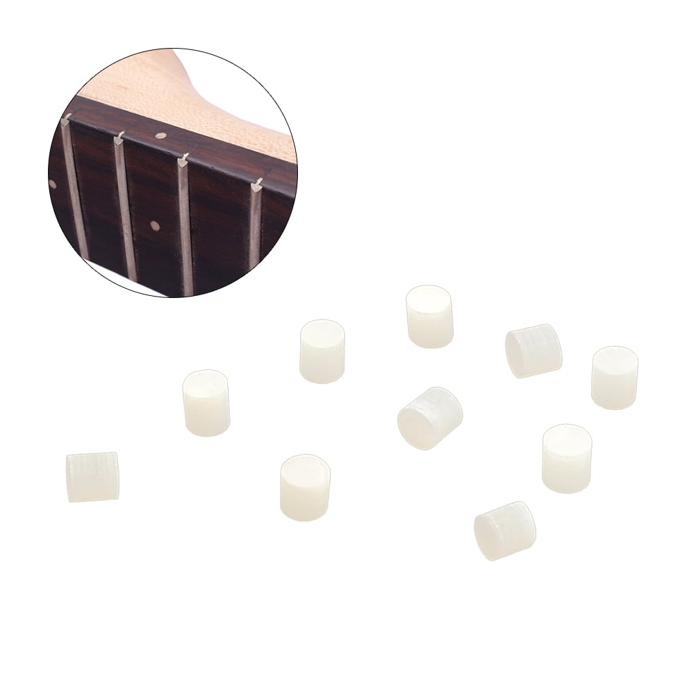 Raindrops 100Pcs White Round Abalone Shell Guitar Dots for Up Playing ...