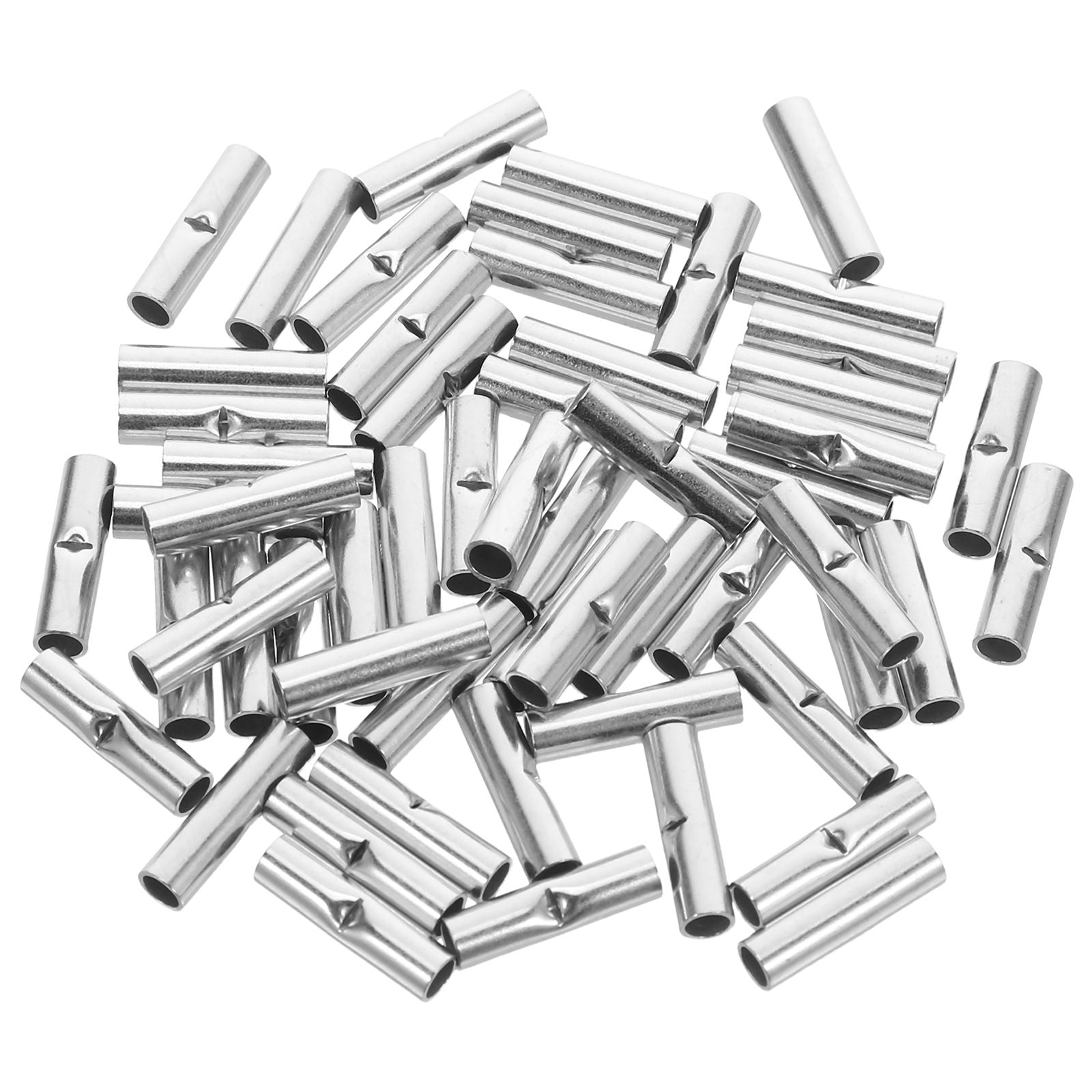 Raindrops 100Pcs Wire Splice Crimp Terminals Silver for Efficient Home ...
