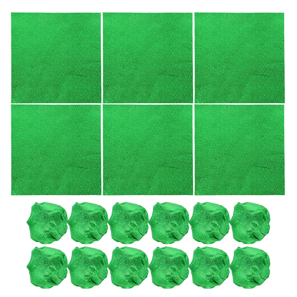 Raindrops 100Set Green Aluminum Foil Tamales Paper Wrappers for ...