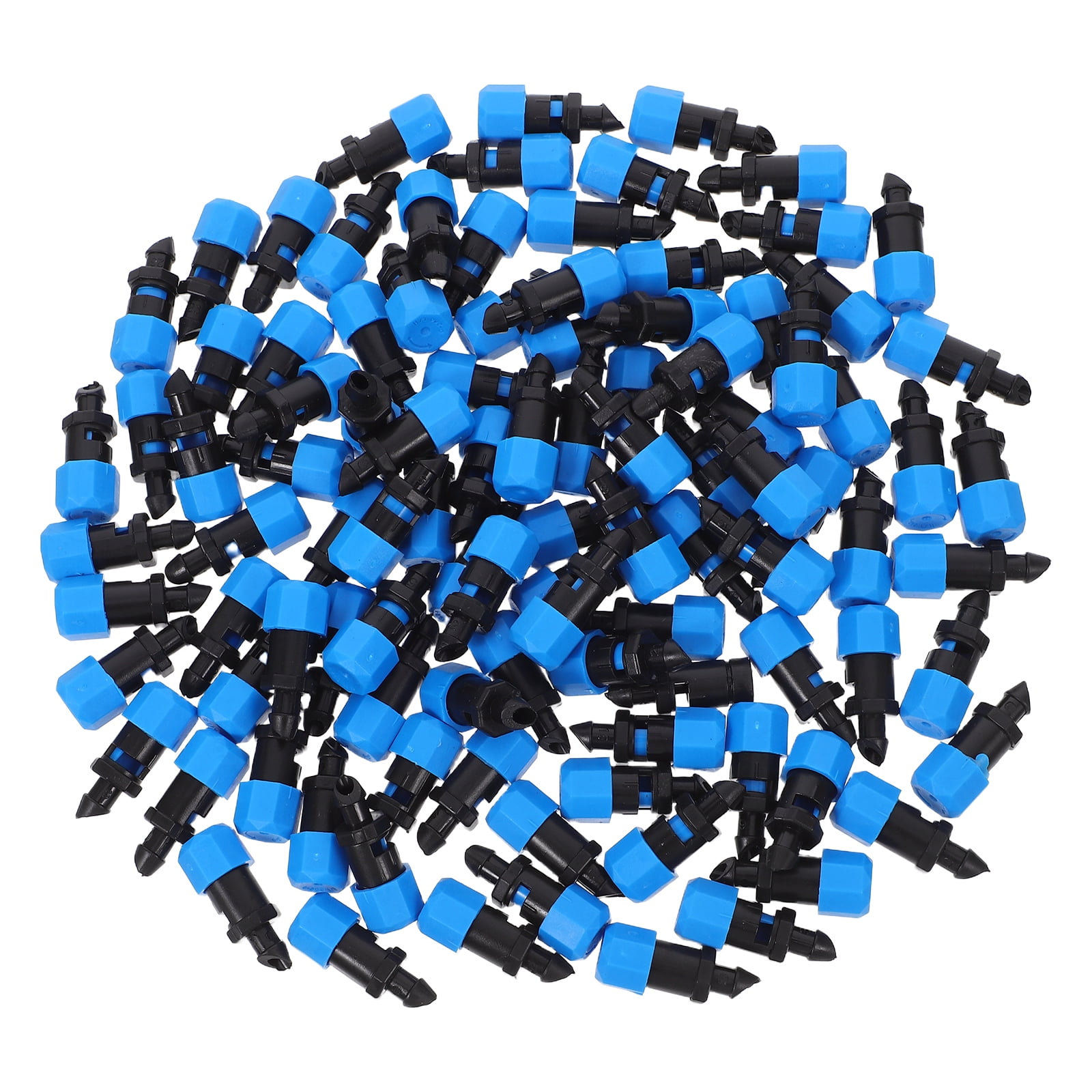 Raindrops 100pcs Adjustable Drip Irrigation Emitters Precise Watering ...