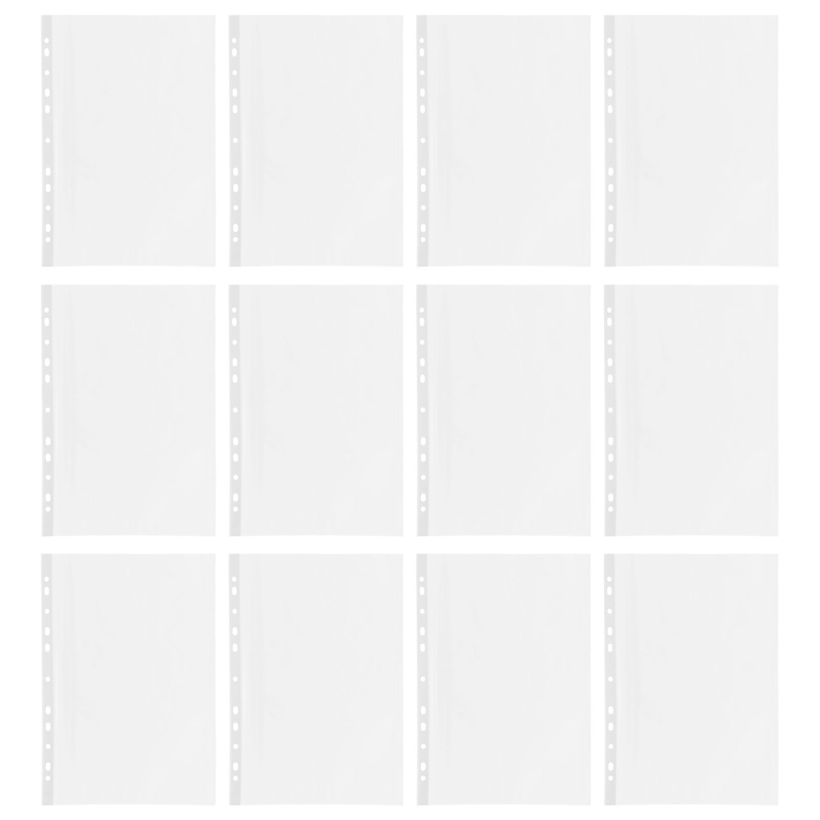 Raindrops 100pcs Binder File Protector Clear Sleeves For Binders Paper ...