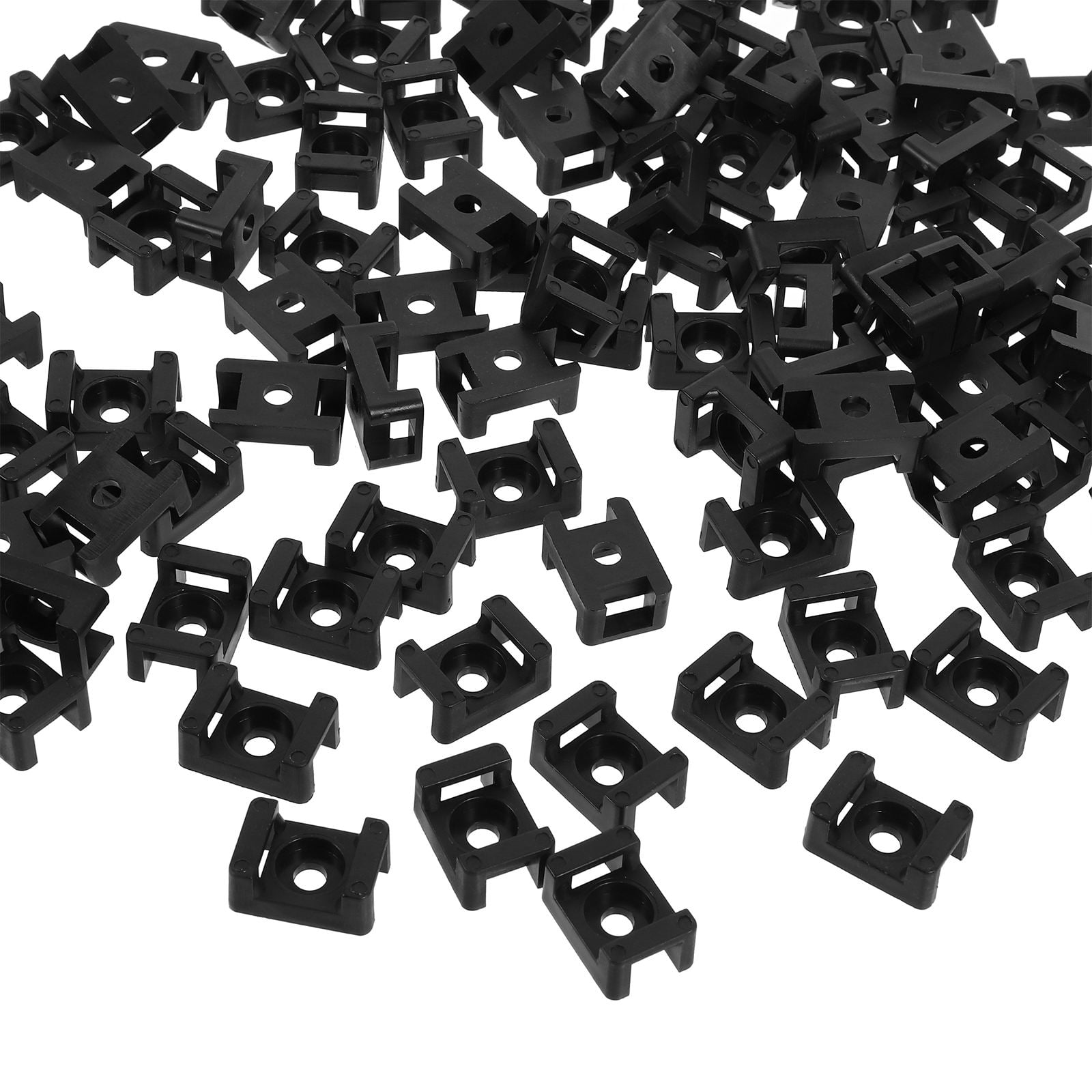 Raindrops 100pcs Cable Tie Organizer Bases Cable Tie Mount Bases Zip ...