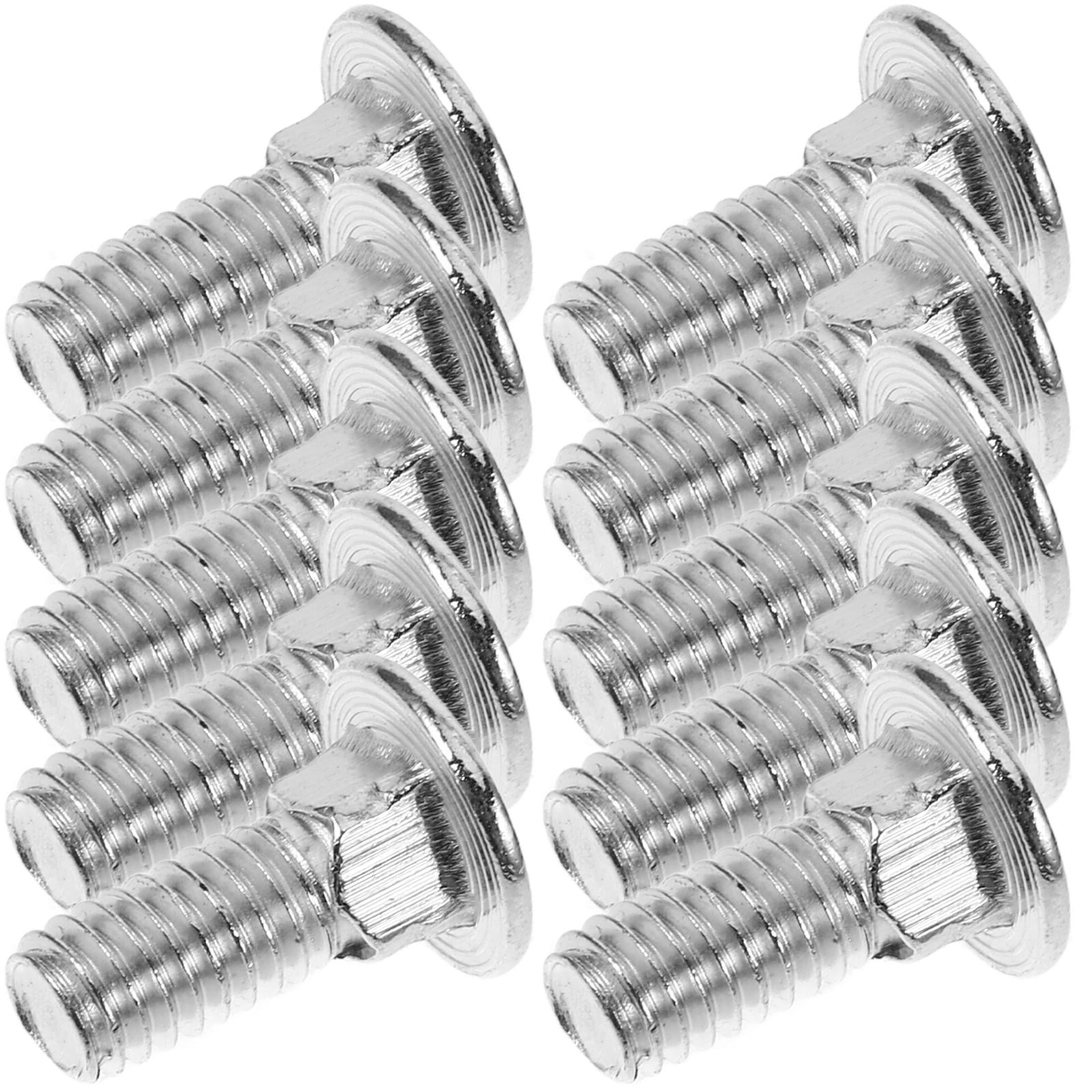 Raindrops 100pcs Carriage Bolts Round Head Screws Bolt Fully Threaded ...