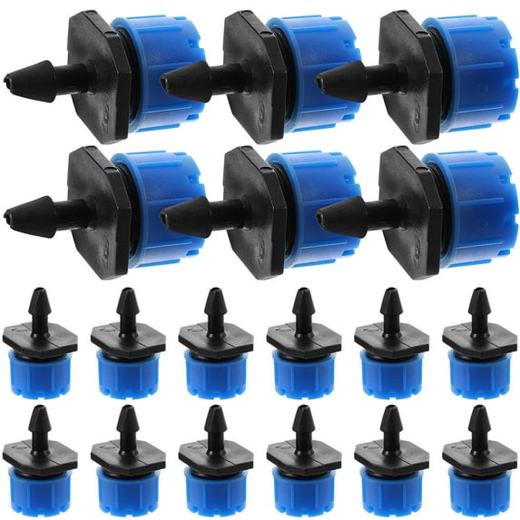 Raindrops 100pcs Adjustable Plastic Drip Emitters for Garden Irrigation ...