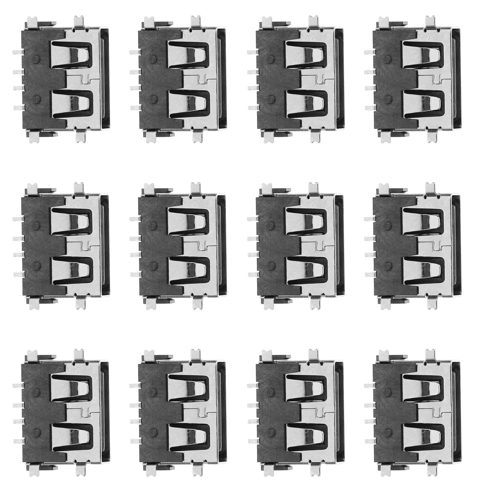 Raindrops 100pcs Female Usb Socket Female Usb Connector Soldering ...