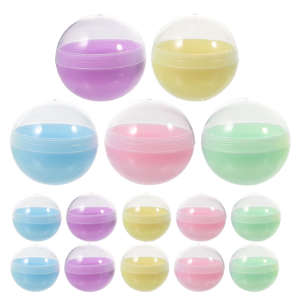 Raindrops 100pcs Fillable Capsules Ball Bauble Sphere Round Capsules ...