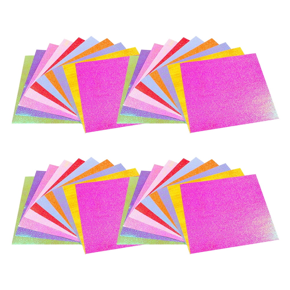 Raindrops 100pcs Glitter Cardstock Paper for Children DIY - Walmart.com