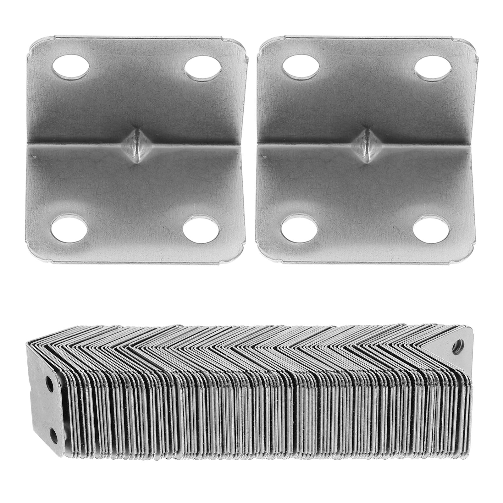 Raindrops 100pcs L Shaped Metal Corner Brackets For Wood Furniture ...
