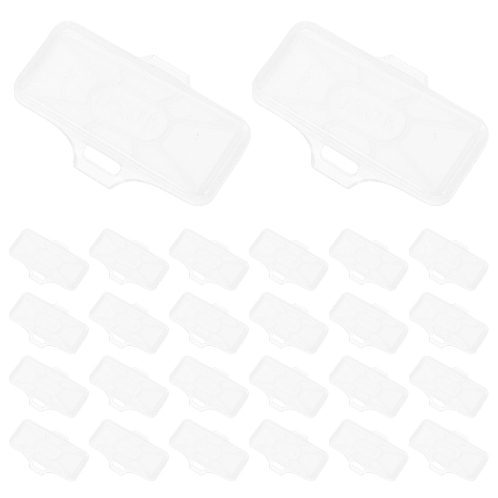 Raindrops 100pcs Label Holder Cases Plastic Identification Case Cable ...
