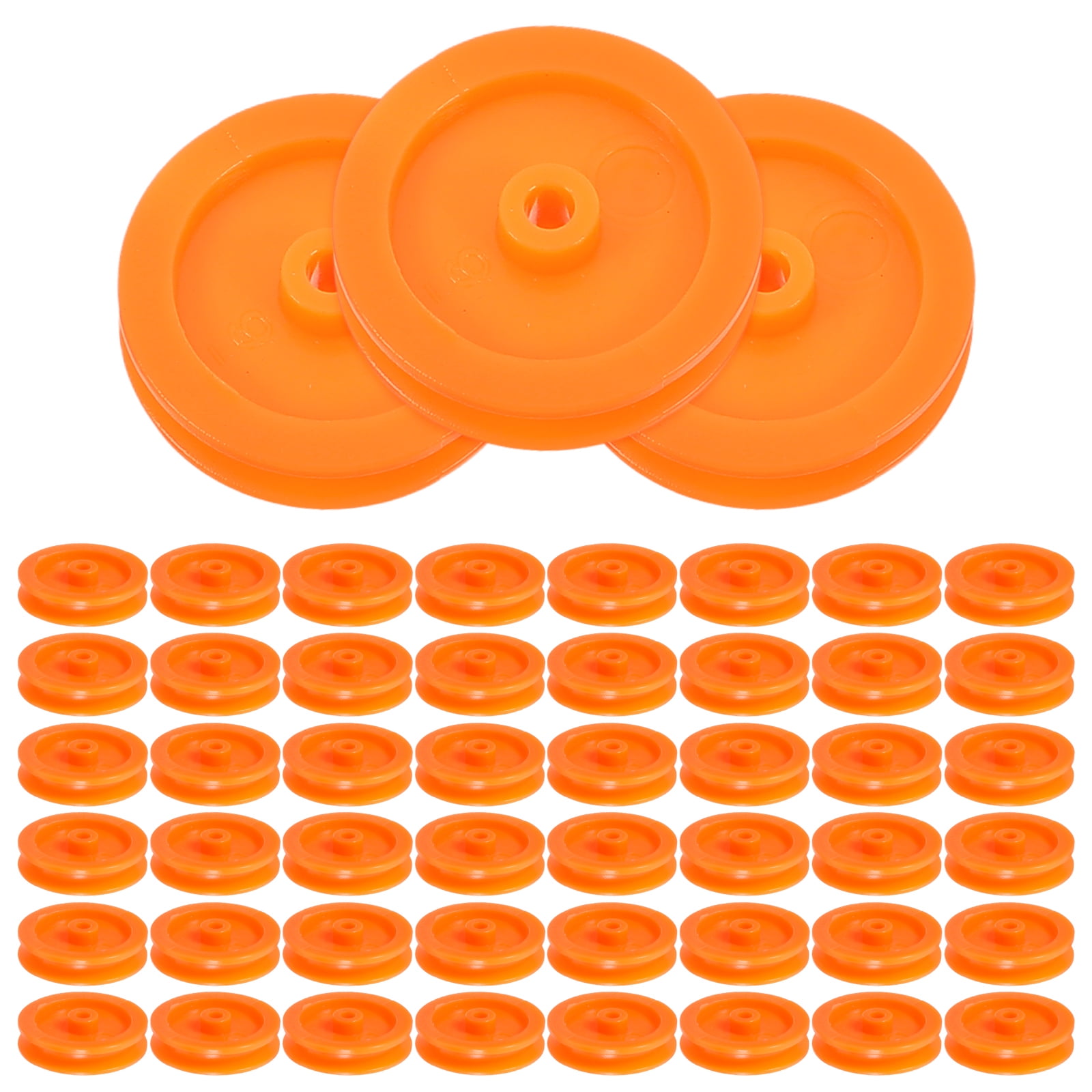 Raindrops 100pcs Plastic Pulley Wheel DIY Mini Gear DIY Model Toy Gear ...