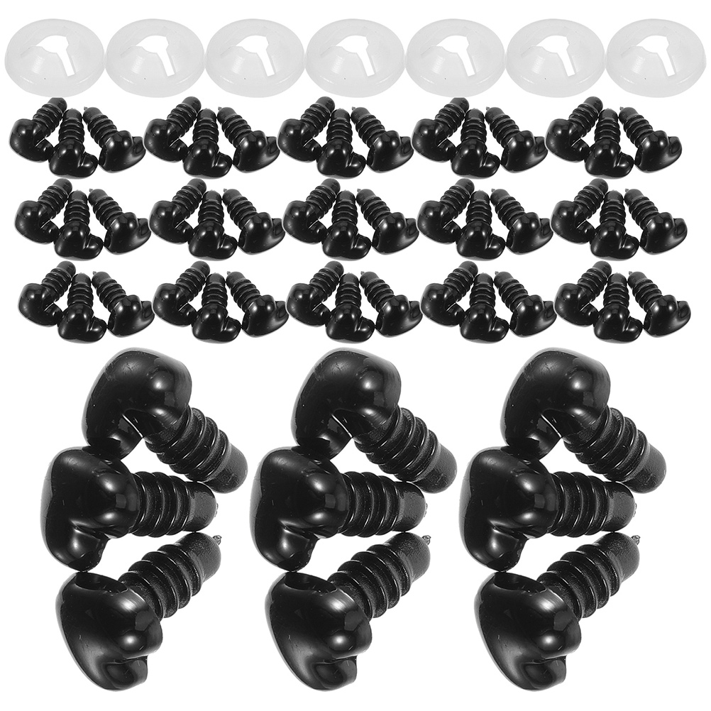 Raindrops 100pcs Plush Doll Replacement Nose Props Plastic Heart Shape ...