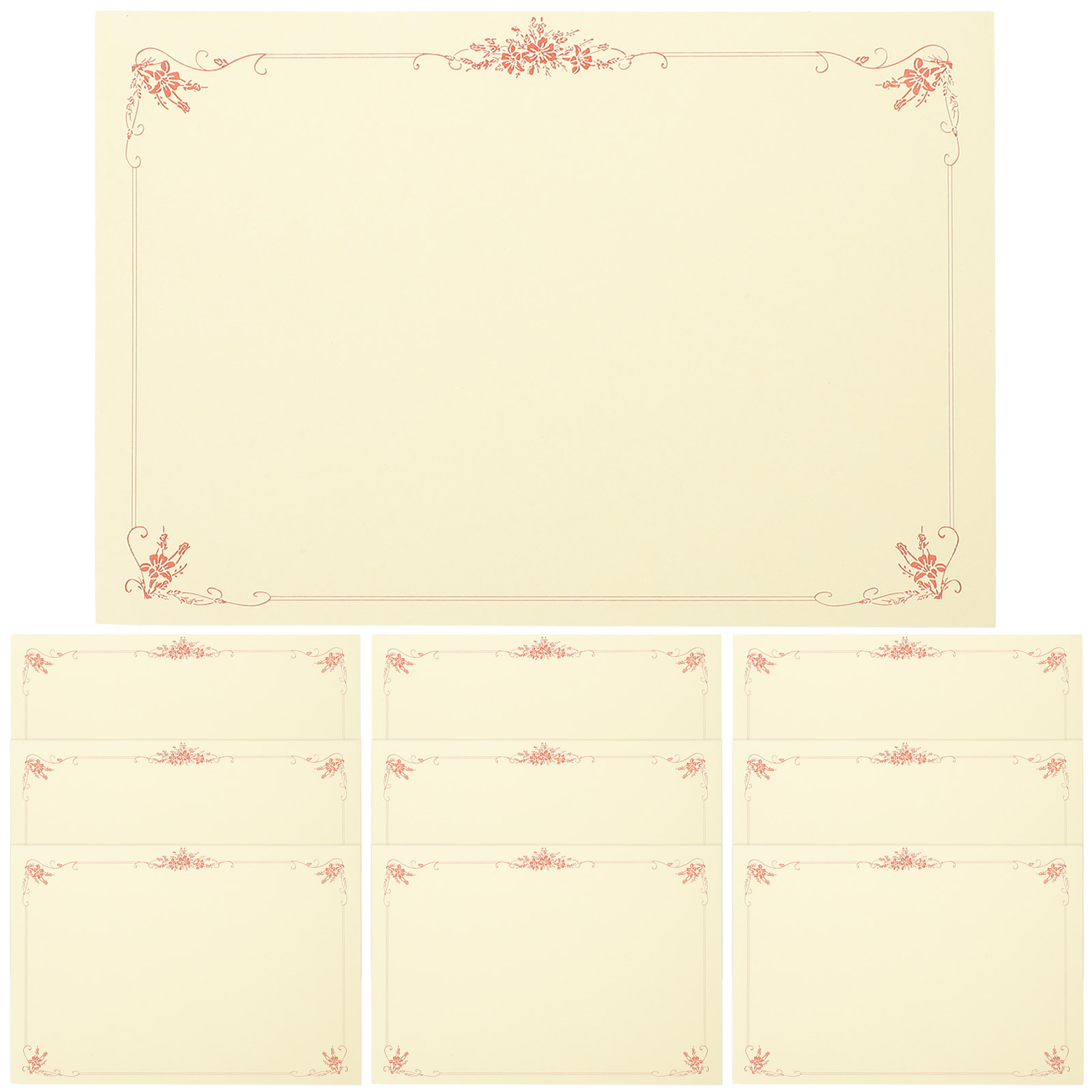 Raindrops 100pcs School Certificate Papers Graduate Certificate Papers ...