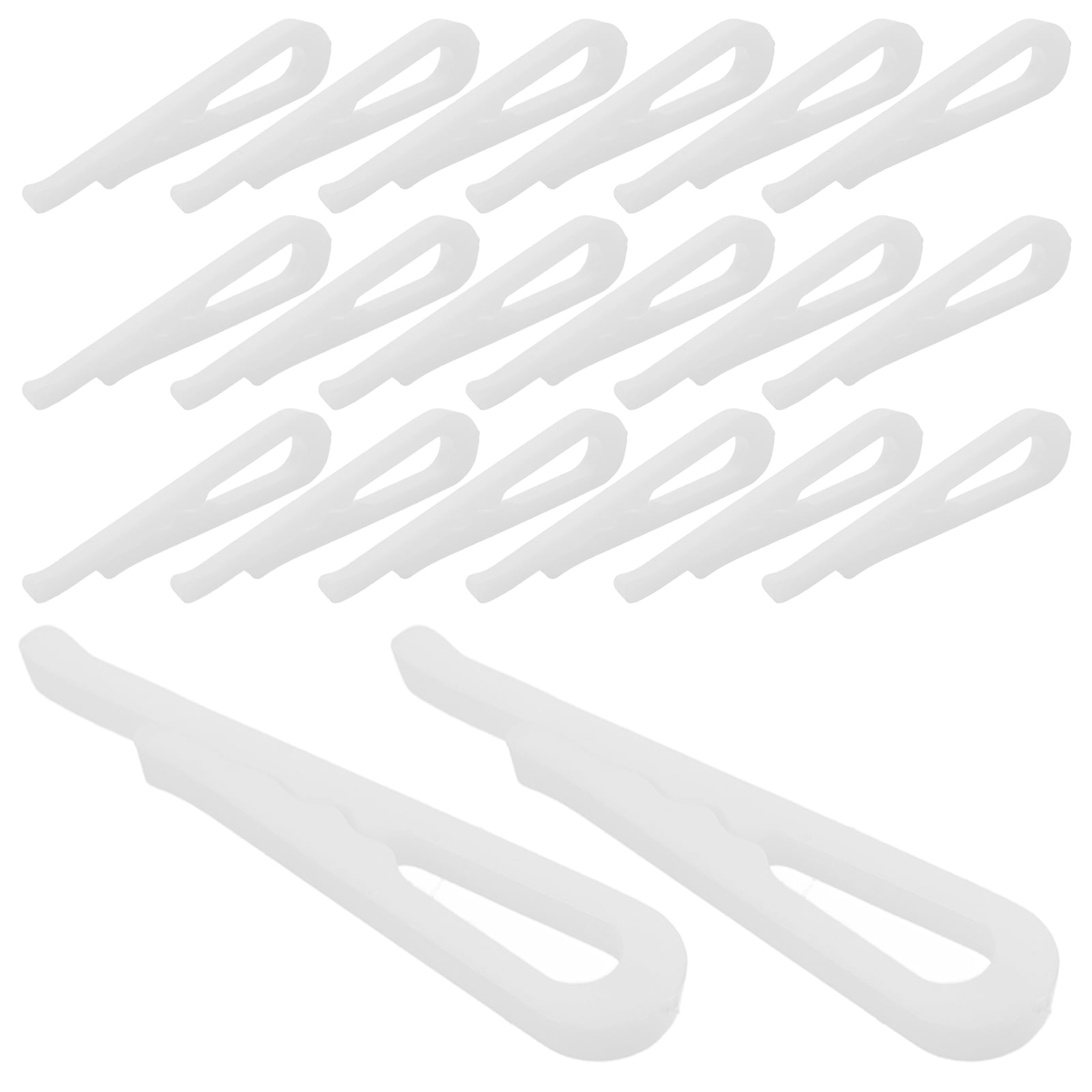 Raindrops White Reusable Shirt Clips with Rounded Edges for Household ...