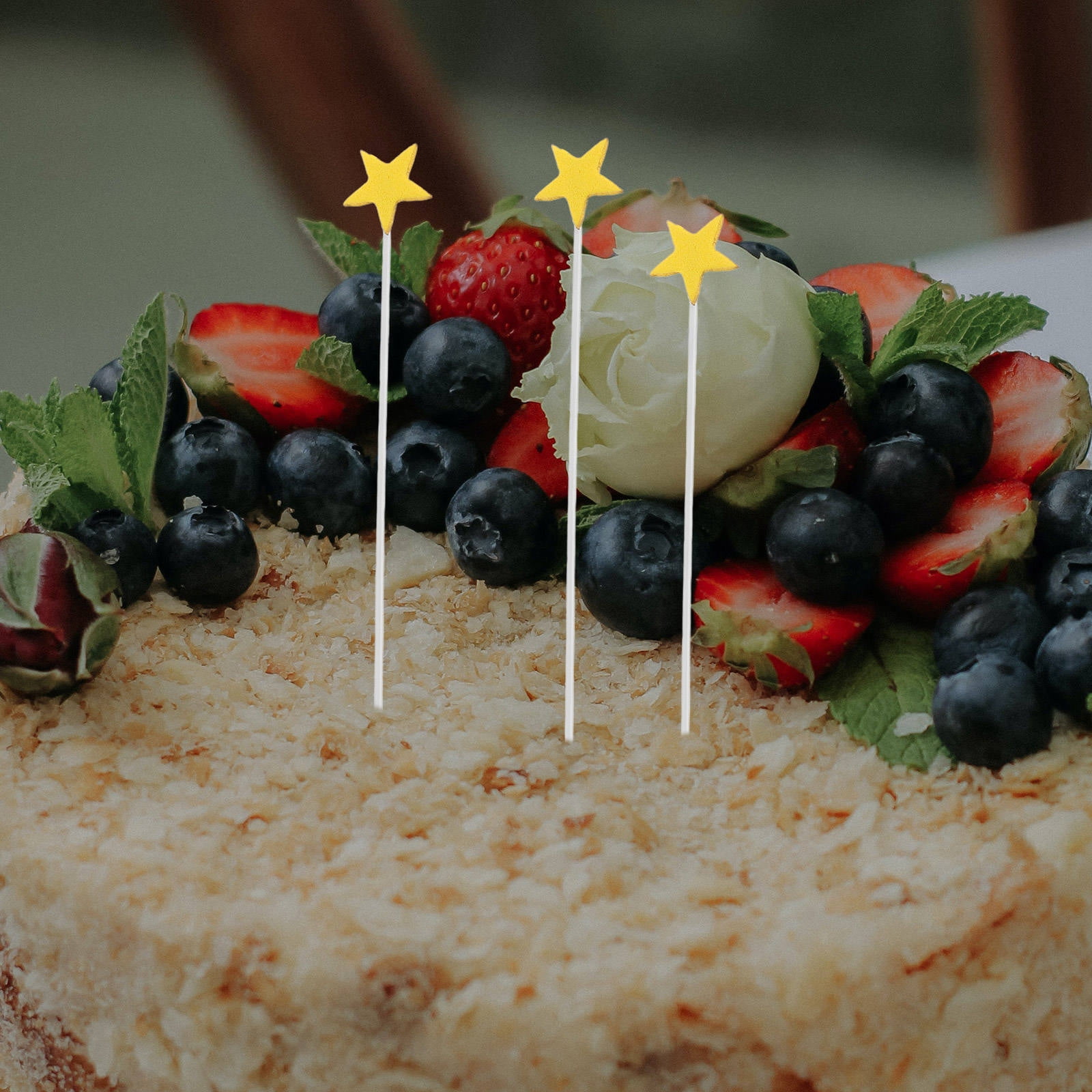 Raindrops 100pcs Star Cupcake Toppers Star Cake Toppers Picks Birthday ...