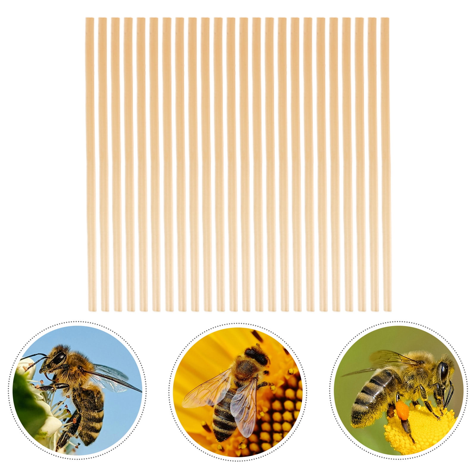Raindrops 100pcs Straw Bees Nesting Tube Bee House Tubes Bees Nesting ...