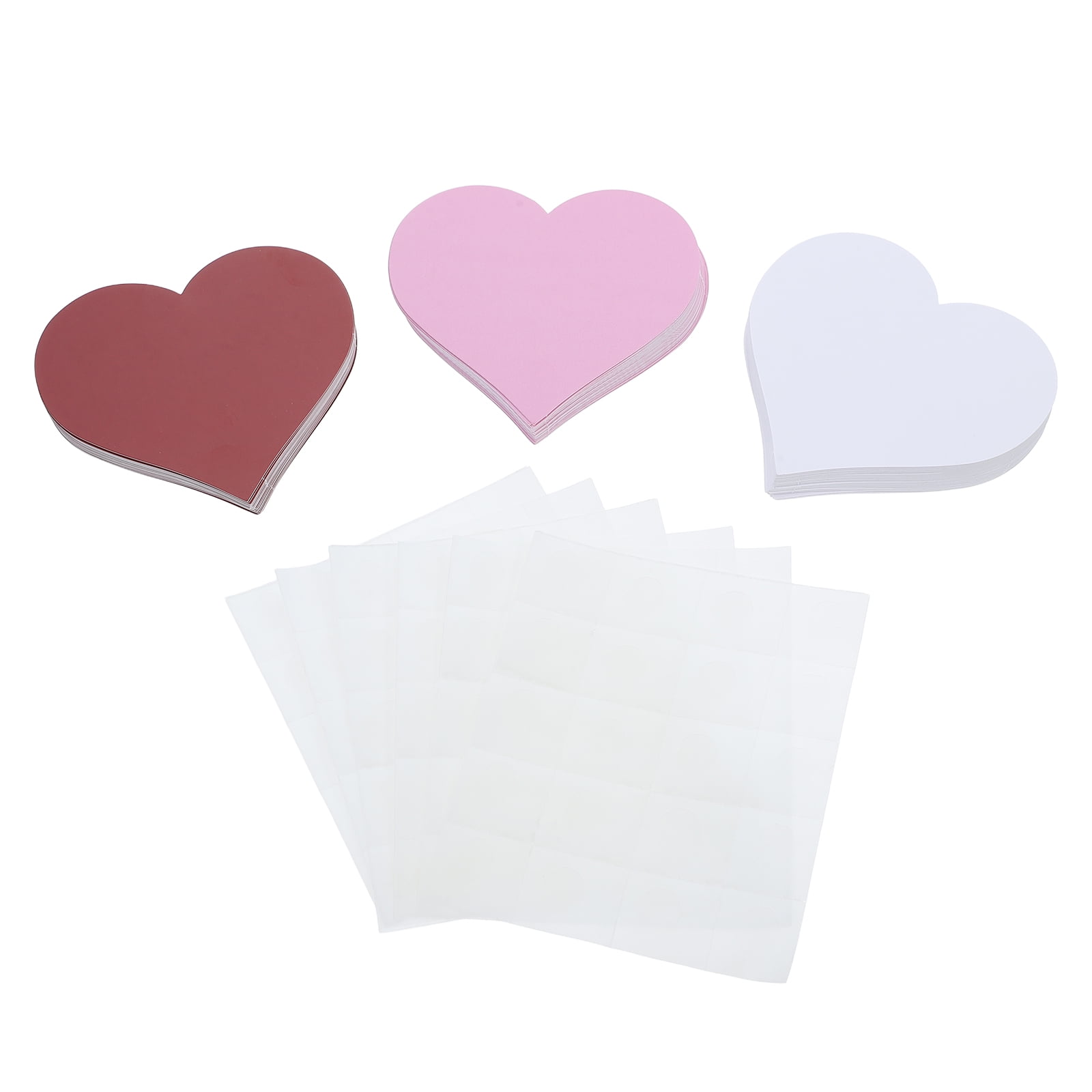 HONMEET Heart Shaped Paper Cutouts Families Bulletin Board Decorations ...
