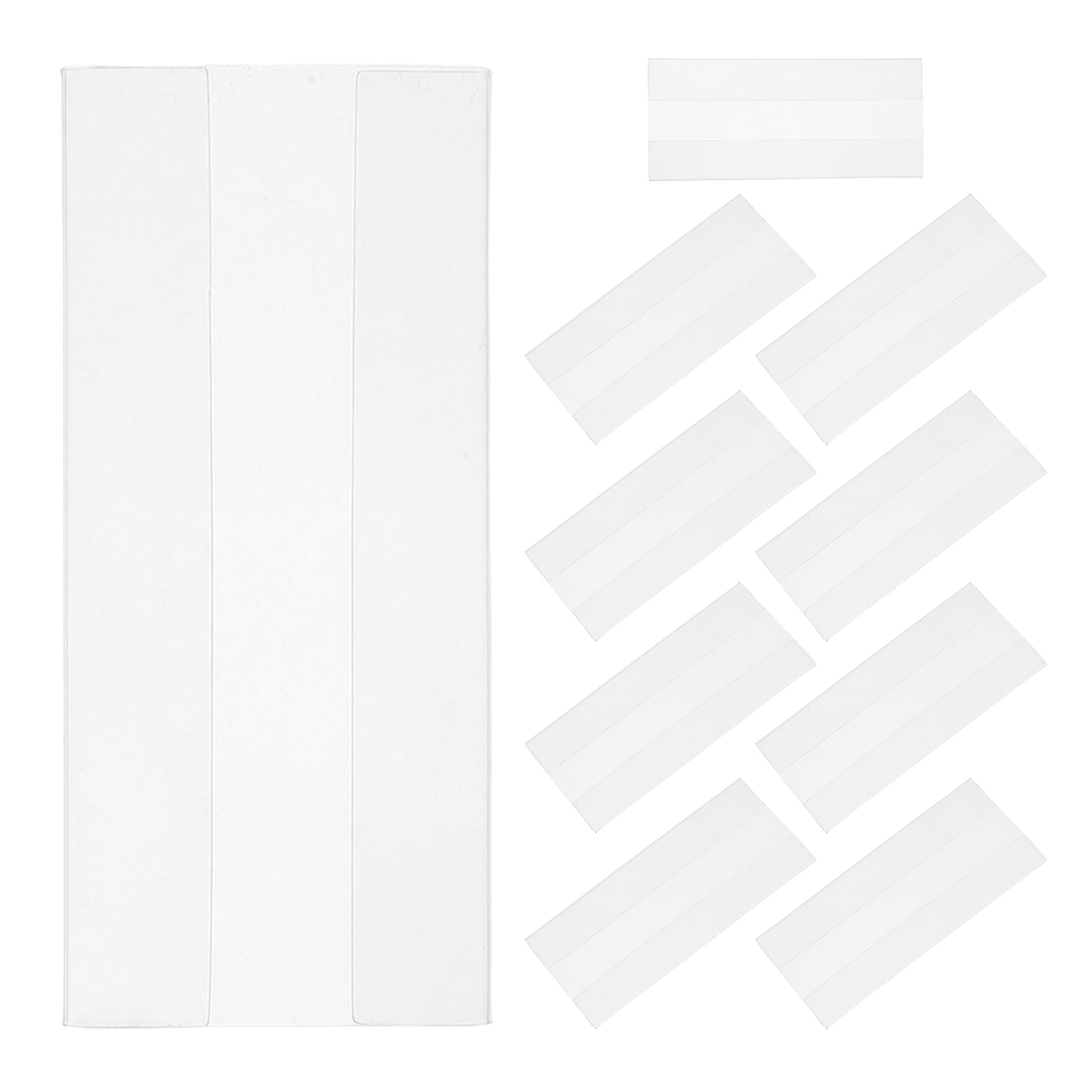 Raindrops 10PCS Plastic Clear Tag Index Cardholders Name Card Tag Label ...