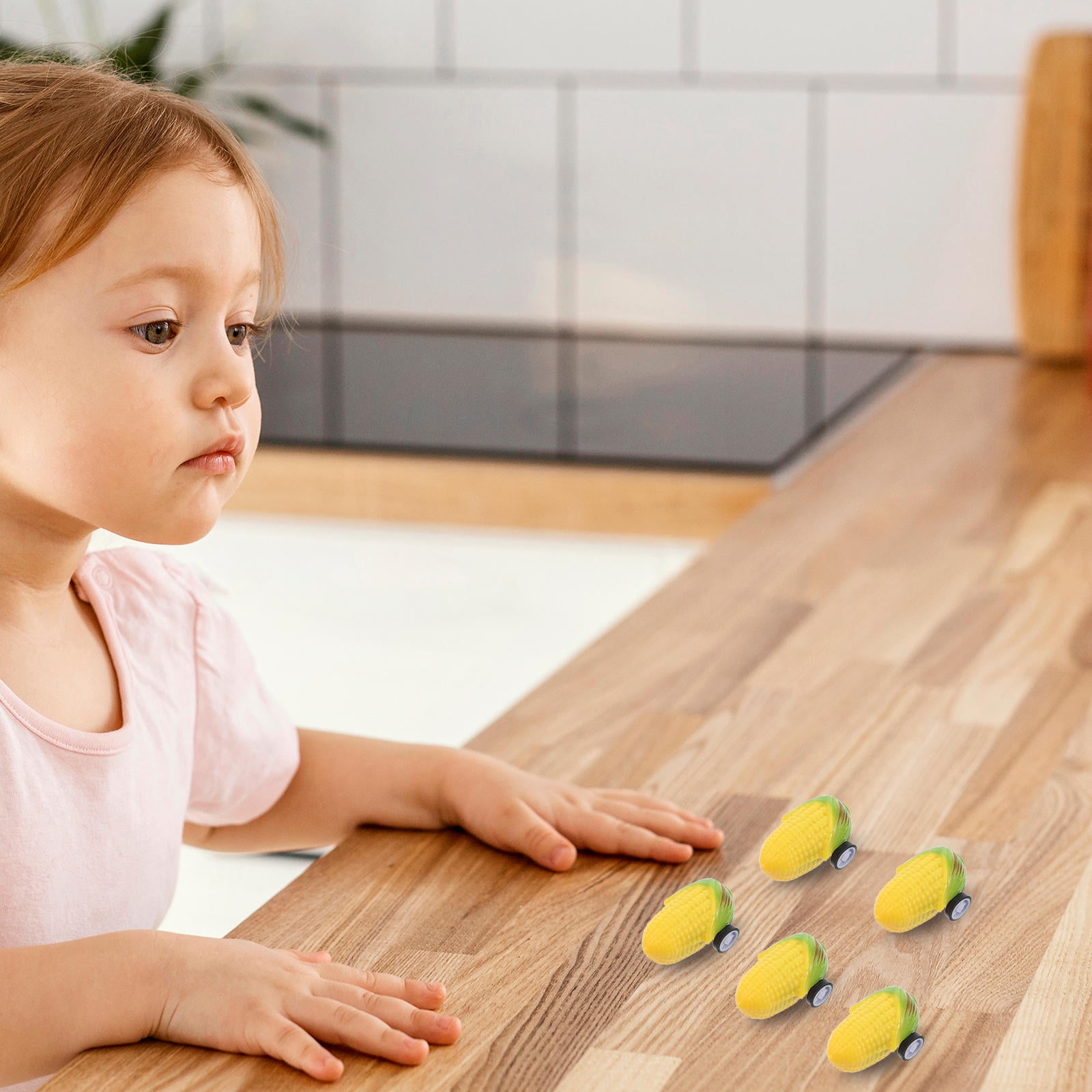 Raindrops 10PCS Vegetable Pull Back Toy Cars Mini Cartoon Vehicles Pull ...